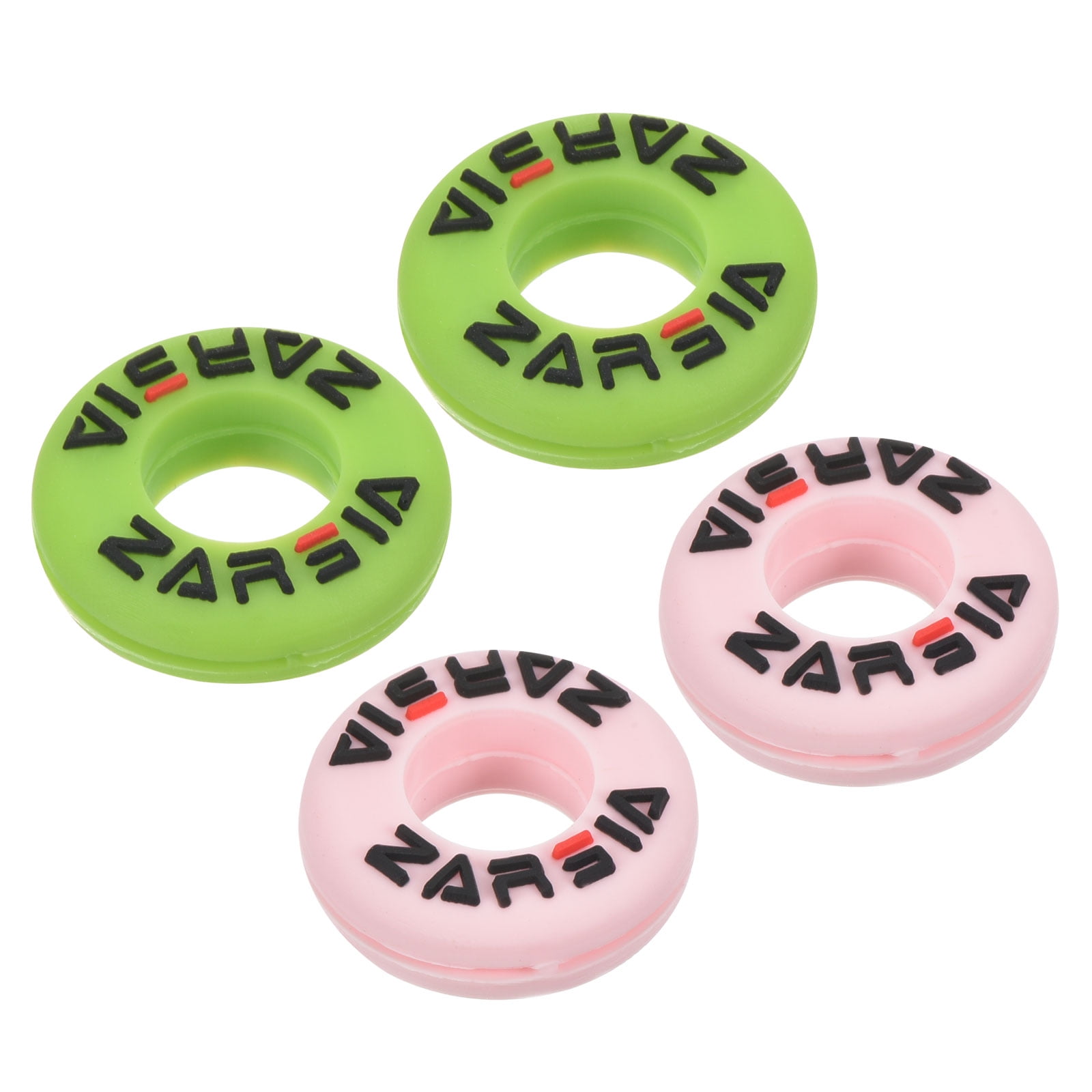 Uxcell Tennis Vibration Dampener, 4 Pack Round Shock Absorber Green ...