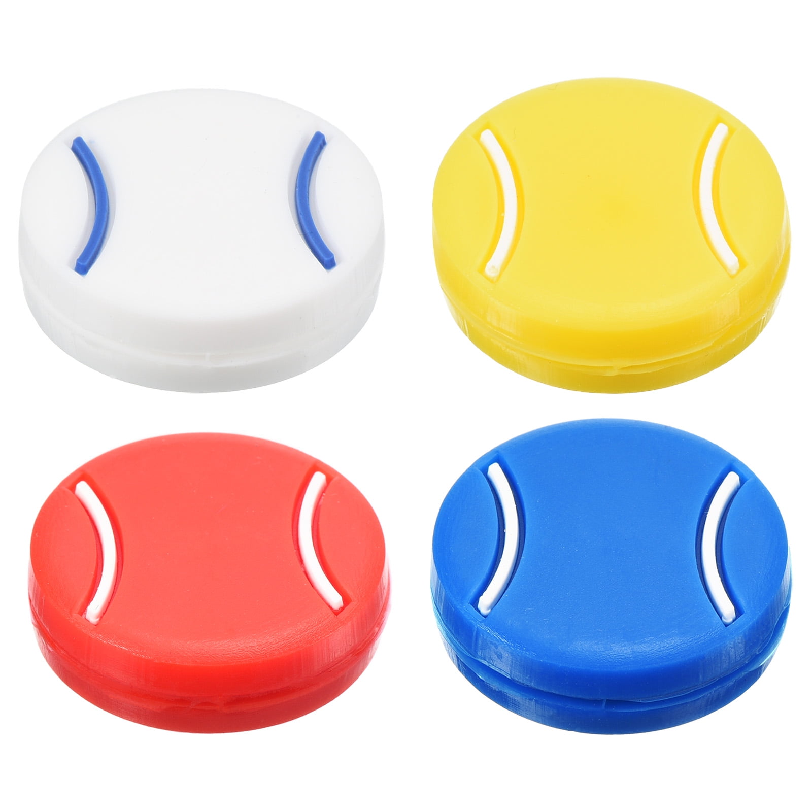 Uxcell Tennis Vibration Dampener, 4 Pack Shock Absorber, Yellow, Red ...