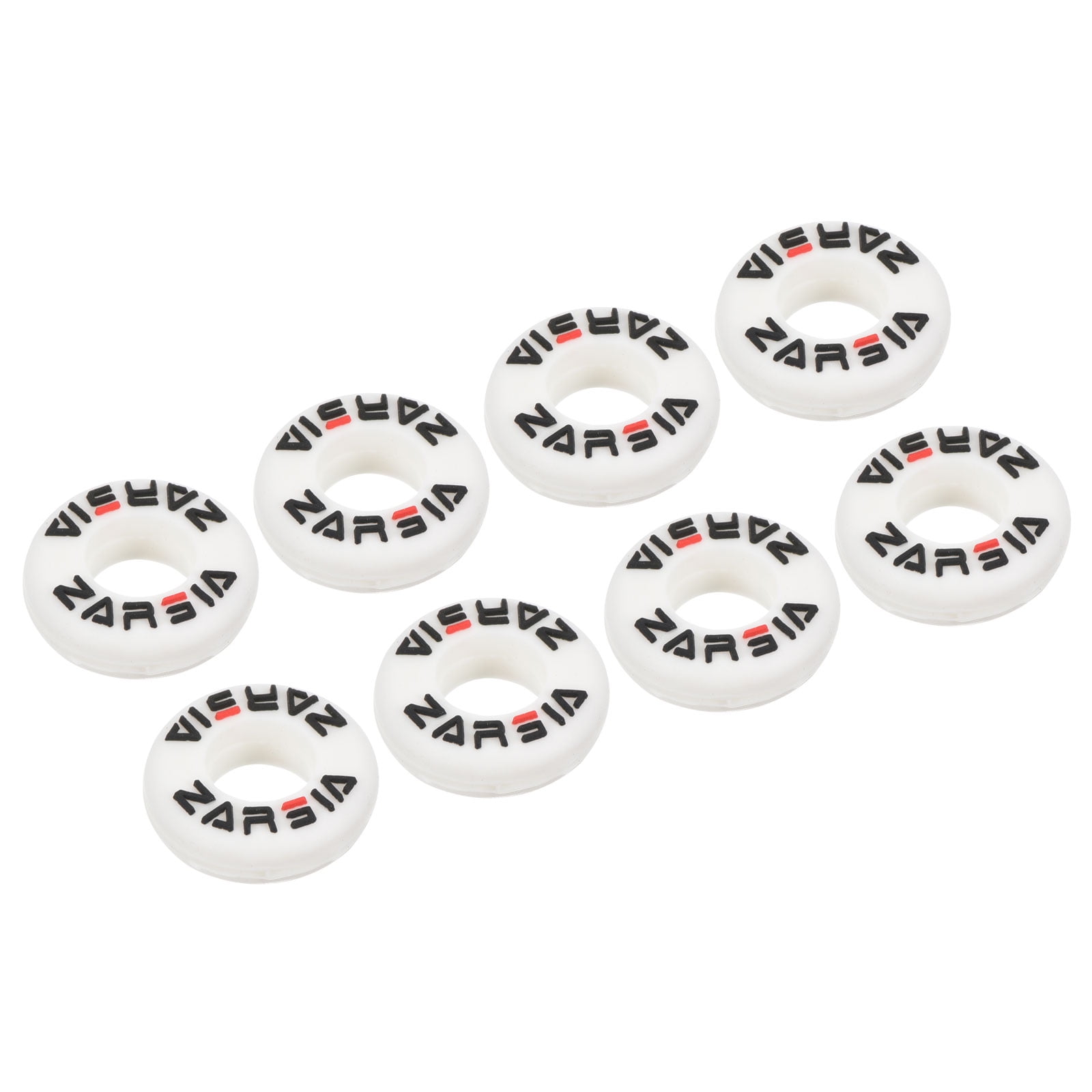 Uxcell Tennis Vibration Dampener, 8 Pack Round Shock Absorber White ...