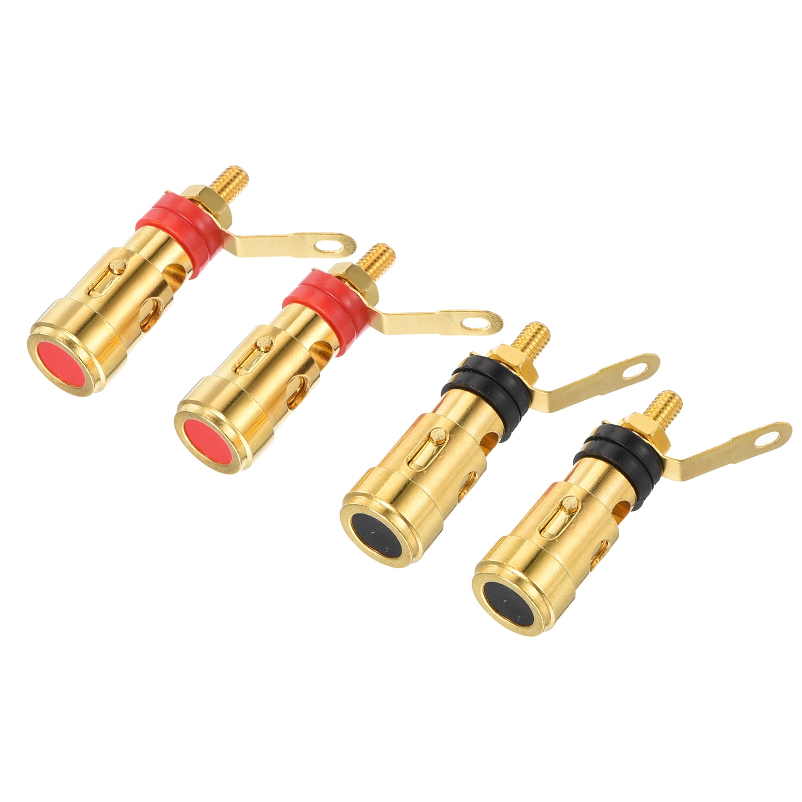 Uxcell Terminal Binding Post Amplifier Banana Speaker Screw Connector ...