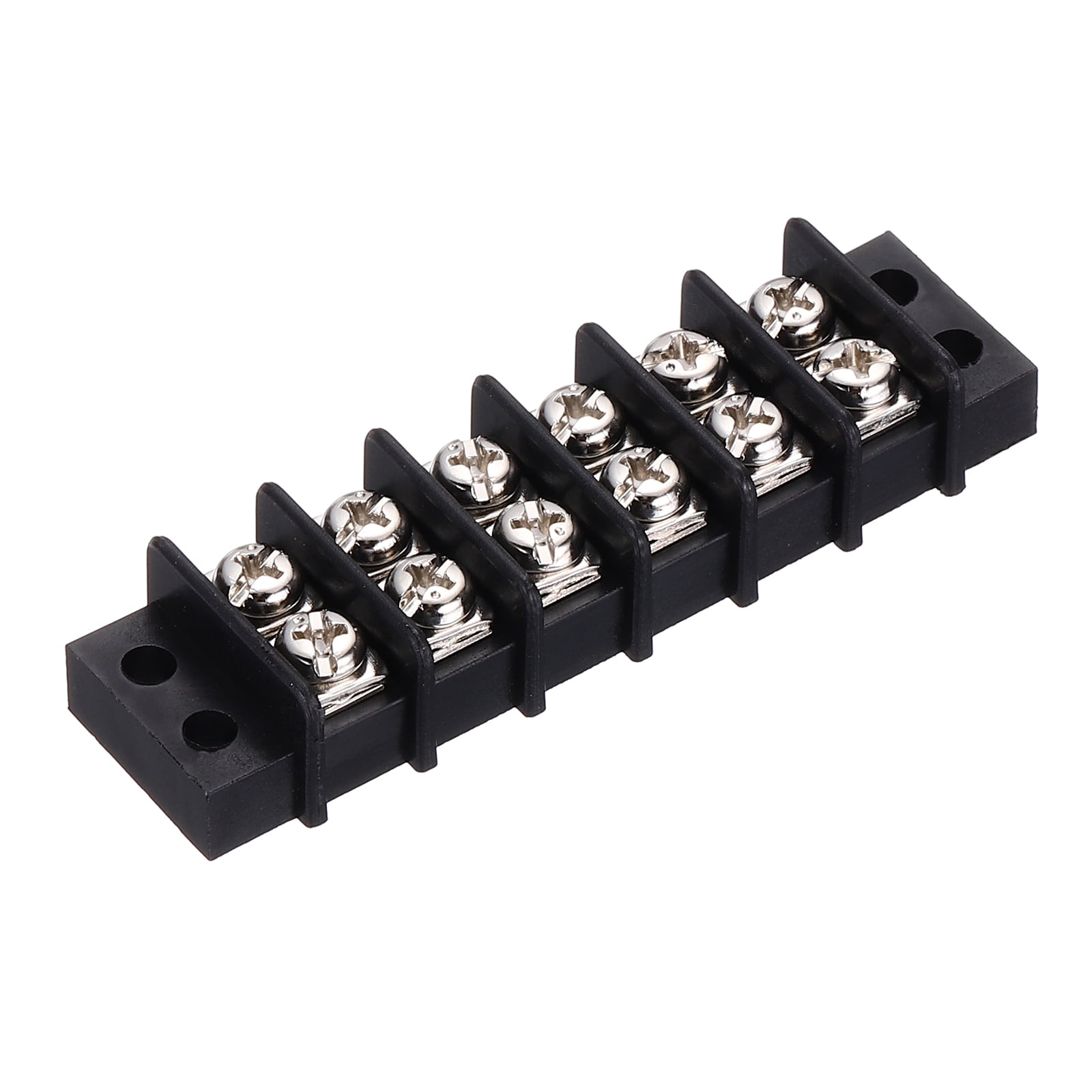 Uxcell Terminal Block 300V 20A Dual Rows 6P Circuit Screw Terminals ...