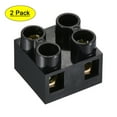 Uxcell Terminal Block 500V 20A Dual Row 2 Positions Screw Electric ...