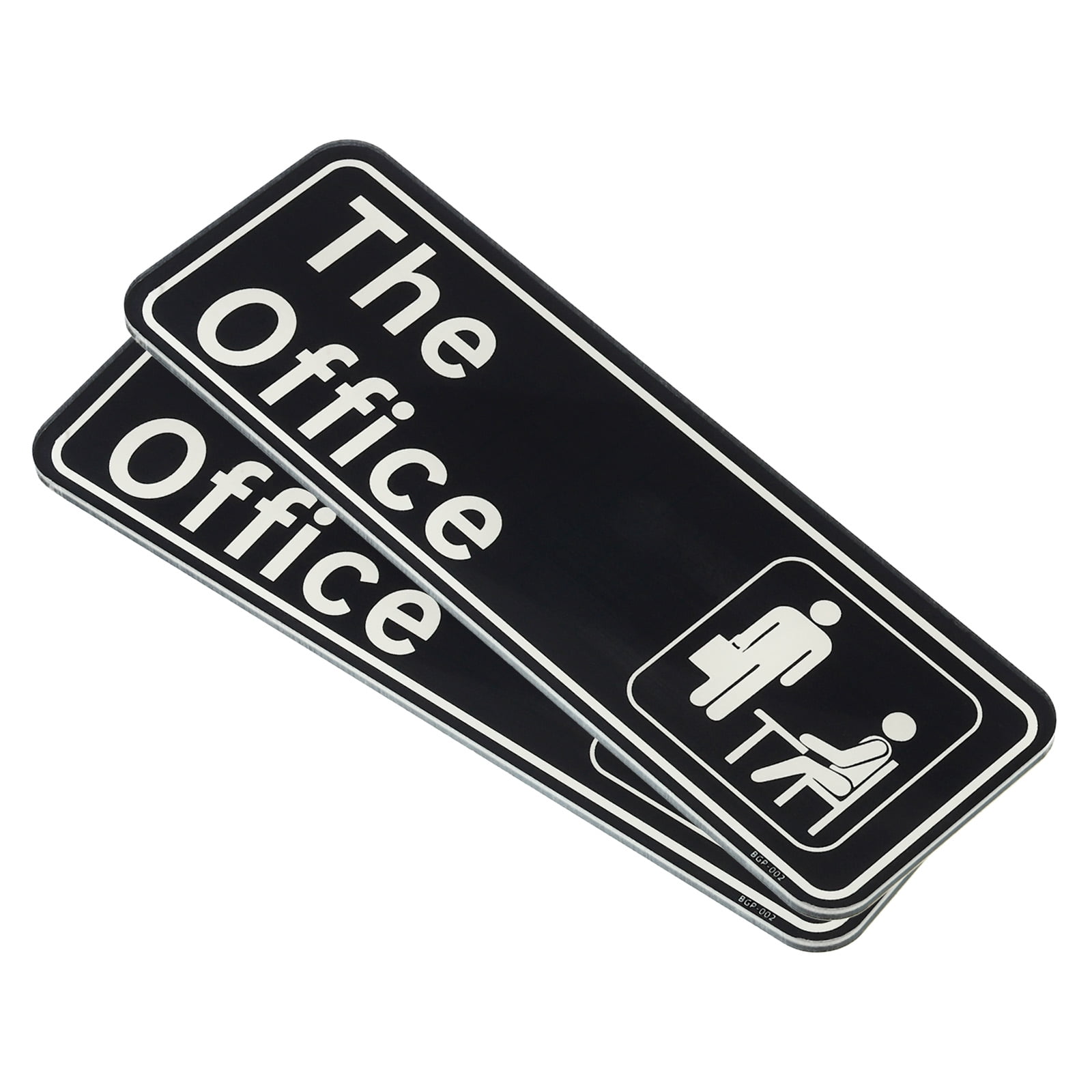 Uxcell The Office Sign Acrylic Self Adhesive Door Sign Sticker ...