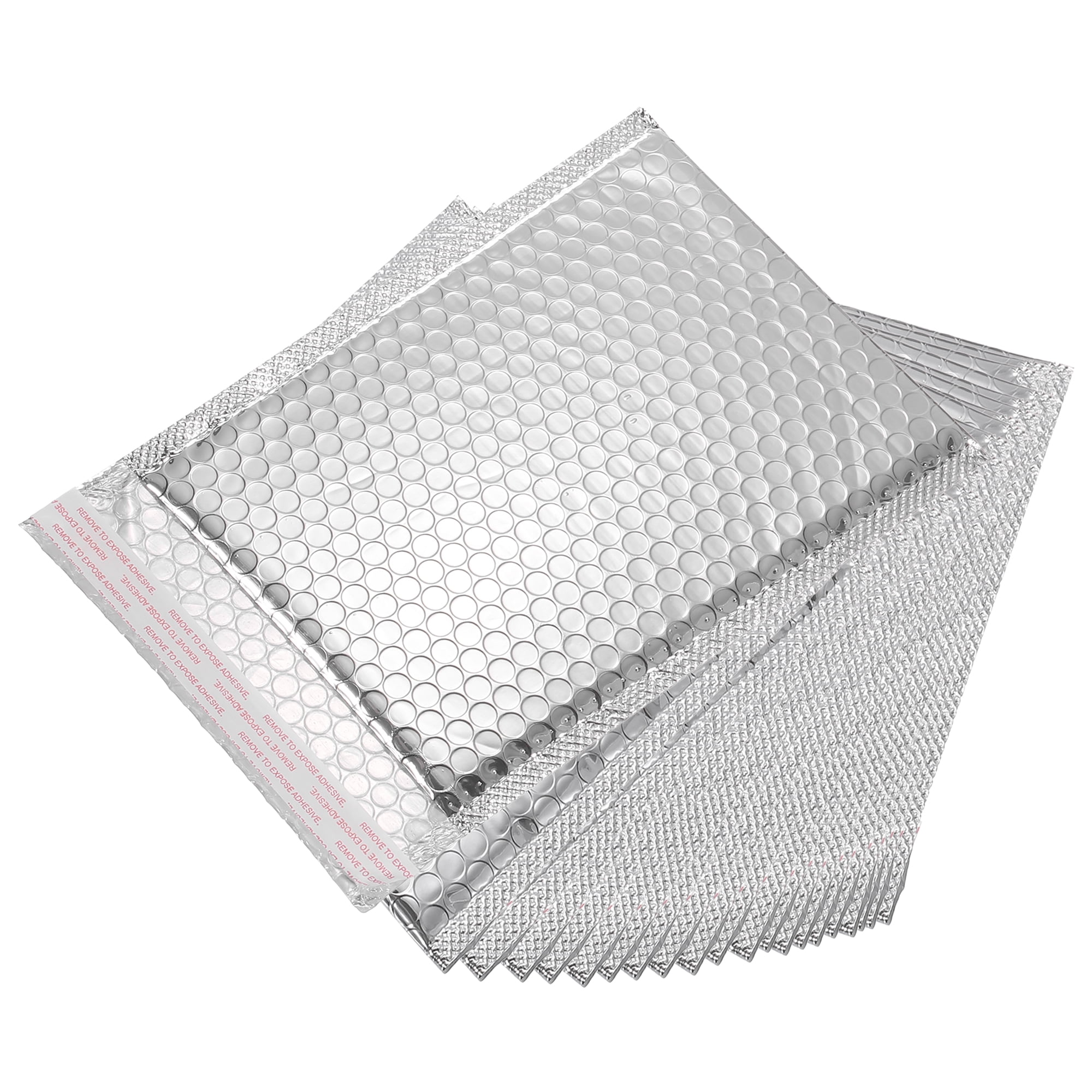 Uxcell Thermal Bubble Mailer, 9.1 x 7.1 inch Silver Self Seal Cool ...