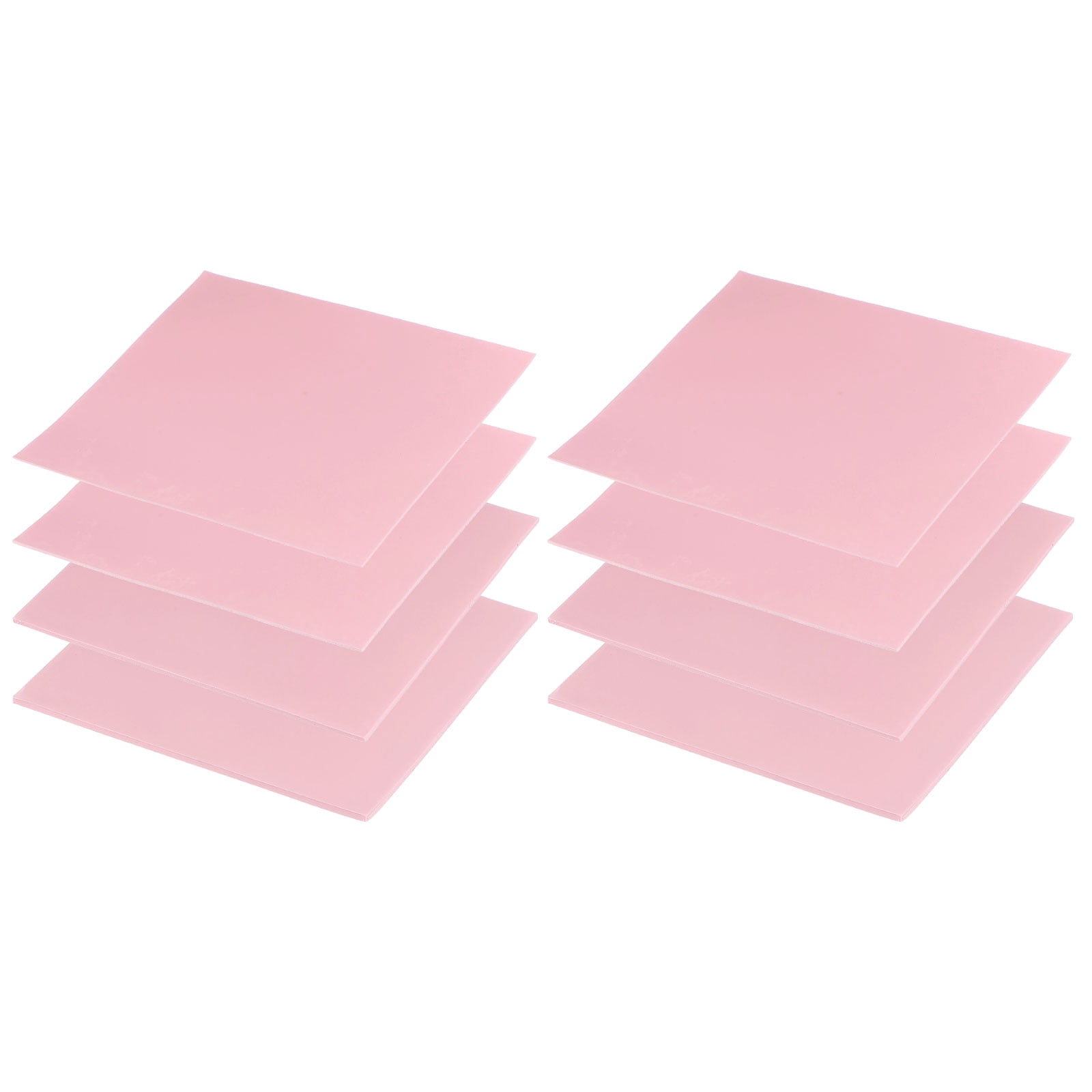 Uxcell Thermal Pads 100x100mm，0.5mm+1mm+1.5mm+2mm, 8 Pcs Silicone ...