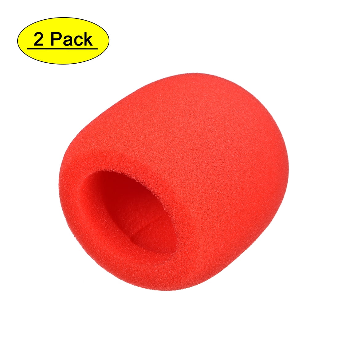 Uxcell Thicken Microphone Wind Shields Red Sound Mic Cover Headset ...