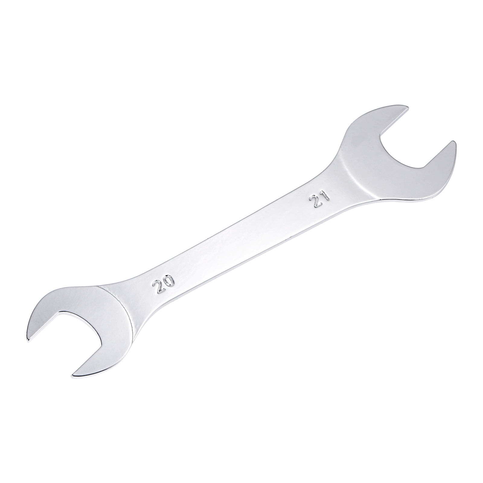Uxcell Thin Open End Wrench, 20mm x 21mm Metric Mirror-Chrome Plated ...