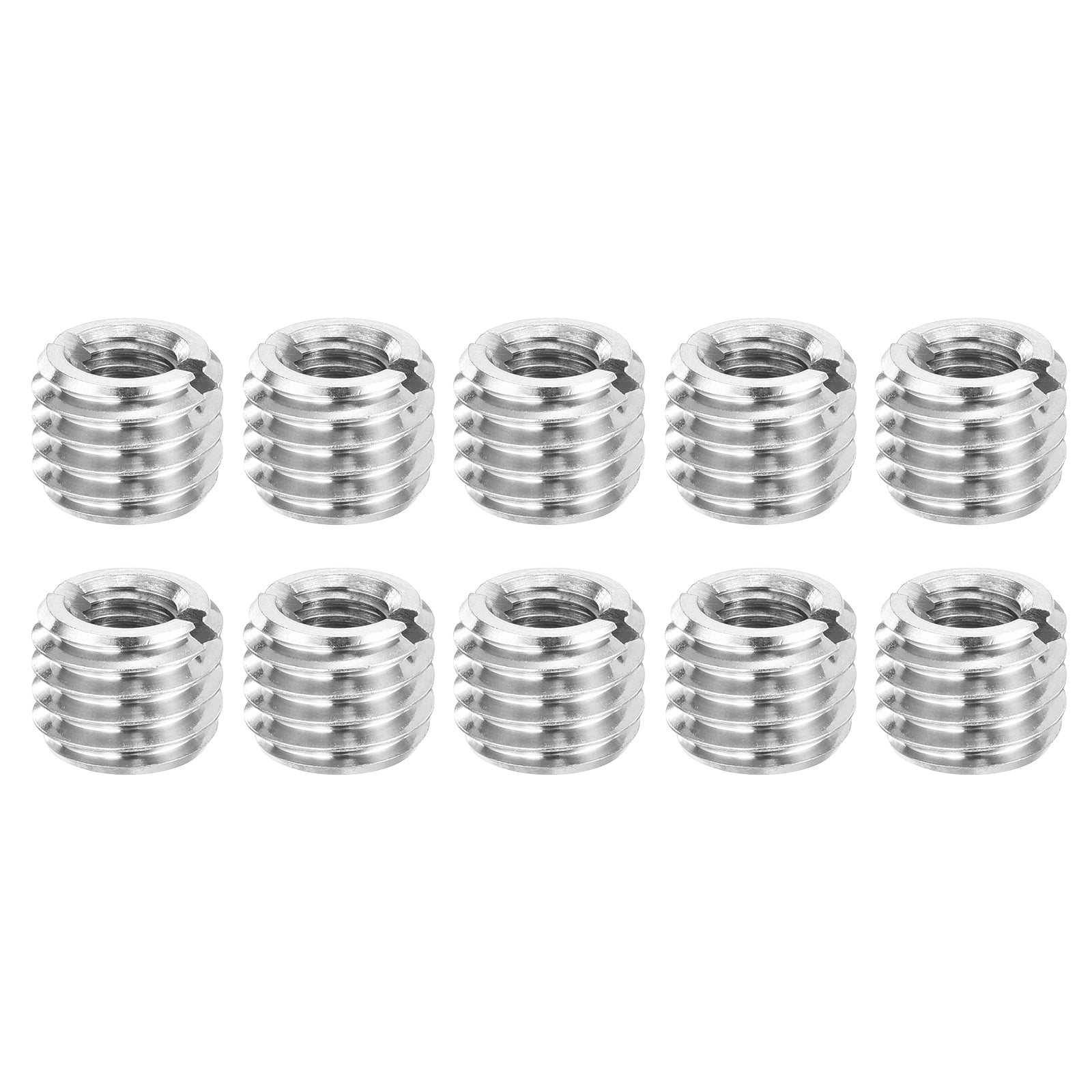 Uxcell Thread Adapter Sleeve Reducing Nut, 10 Pcs M10x1.5 Male to M6x1 ...