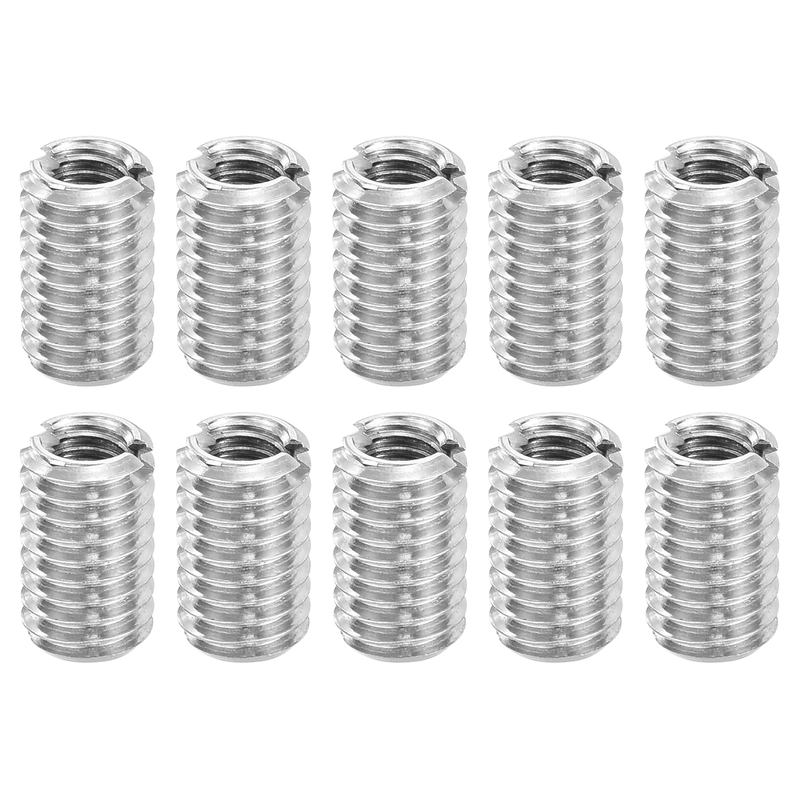 Uxcell Thread Adapter Sleeve Reducing Nut, 10 Pcs M6x1 Male to M4x0.7 ...