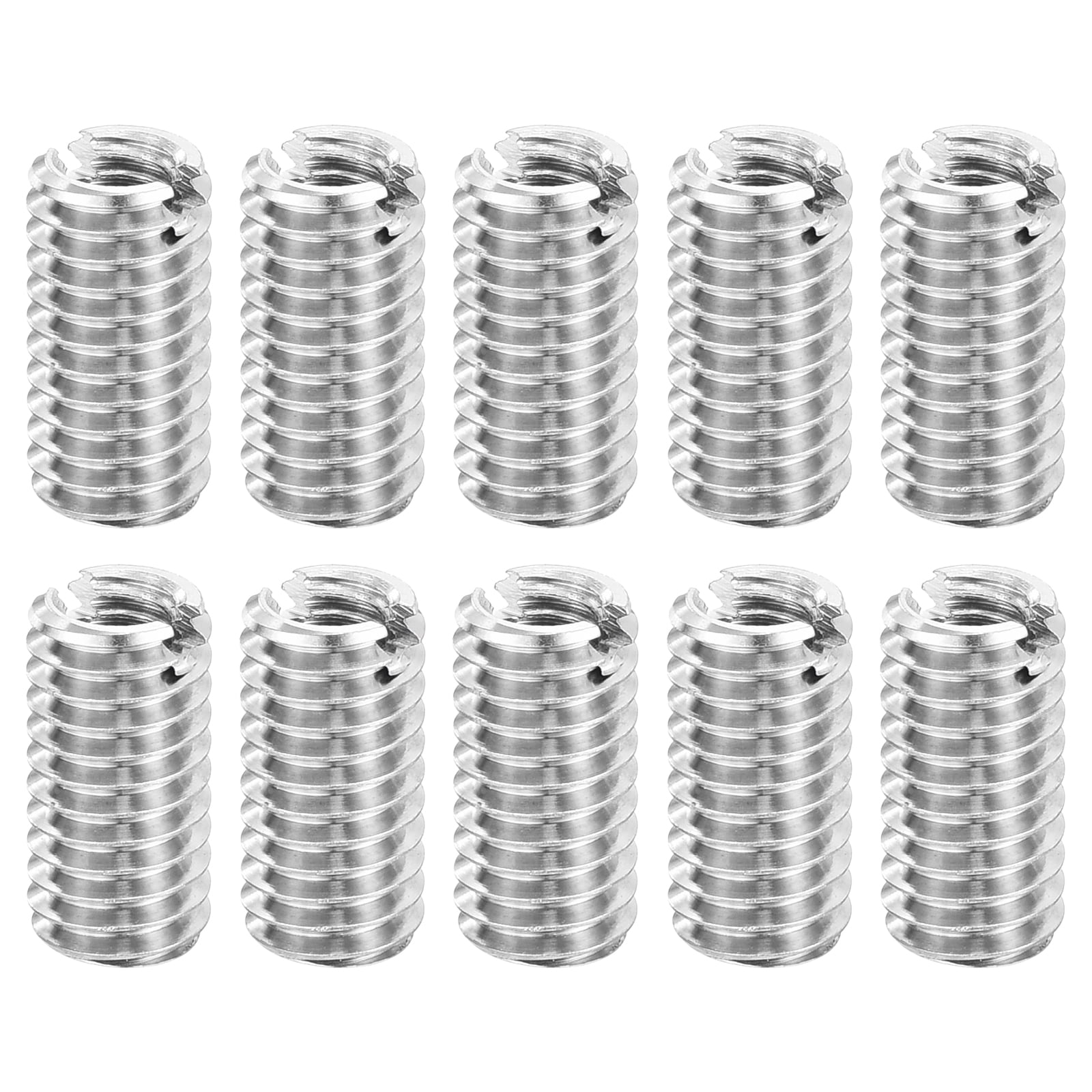 Uxcell Thread Adapter Sleeve Reducing Nuts, 10 Pcs M6x1 Male to M4x0.7 ...