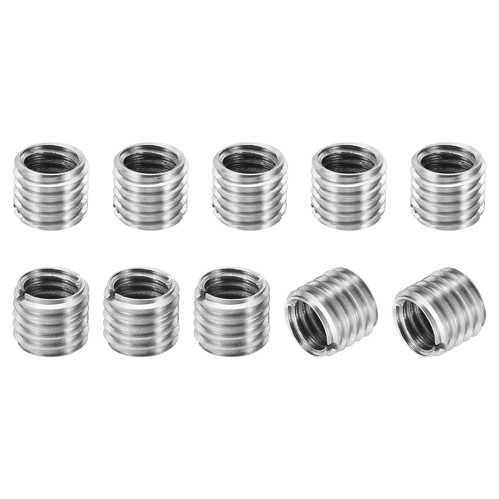 Uxcell Thread Adapters Sleeve Reducing Nut 10pcs M12x1.75 Male to M10x1 ...