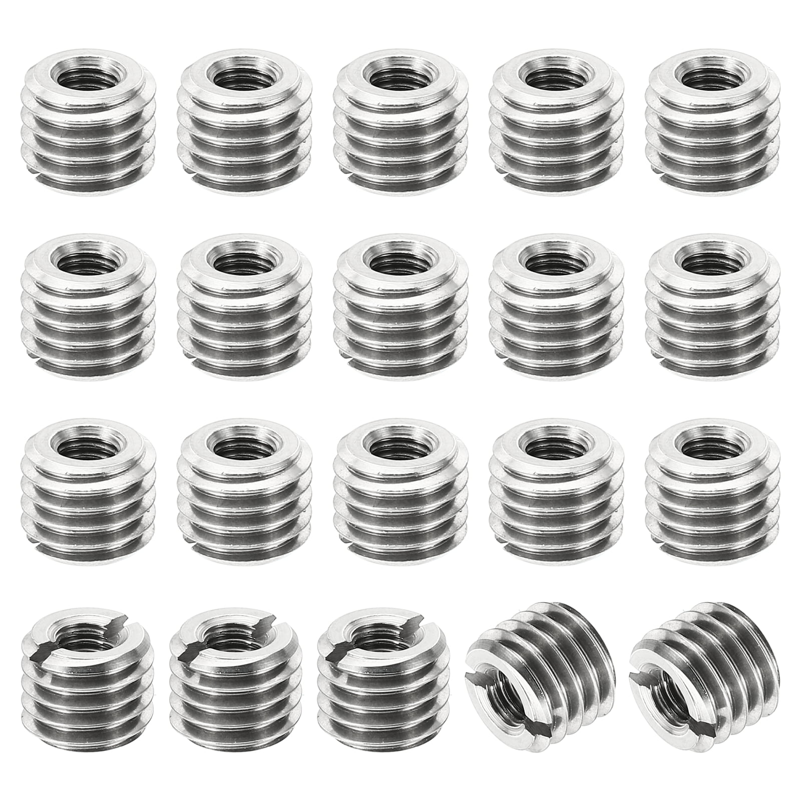 Uxcell Thread Adapters Sleeve Reducing Nut 20pcs M10x1.5 Male to M5x0.8 ...