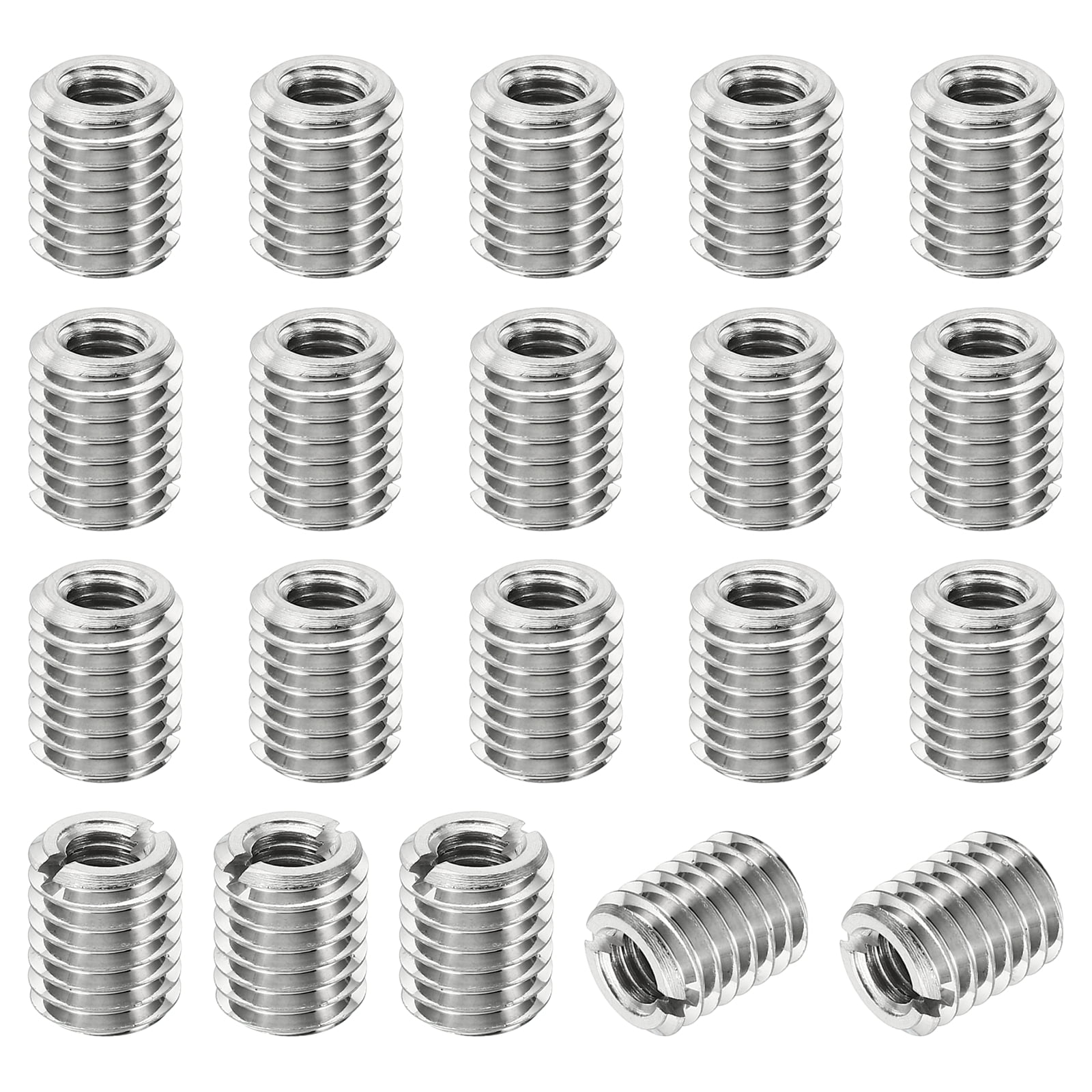 Uxcell Thread Adapters Sleeve Reducing Nut 20pcs M10x1.5 Male to M6x1 ...