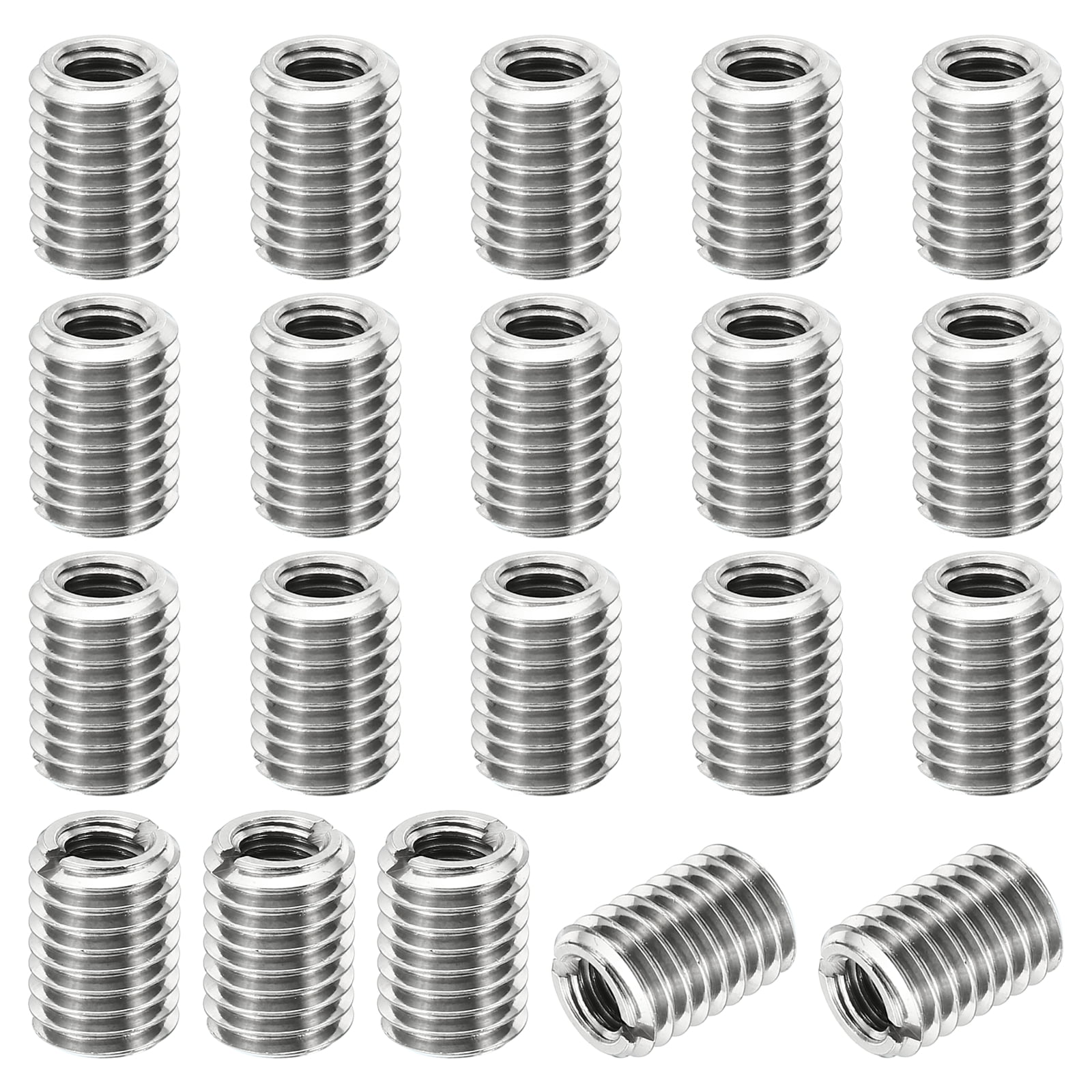 Uxcell Thread Adapters Sleeve Reducing Nut 20pcs M10x1.5 Male to M6x1 ...