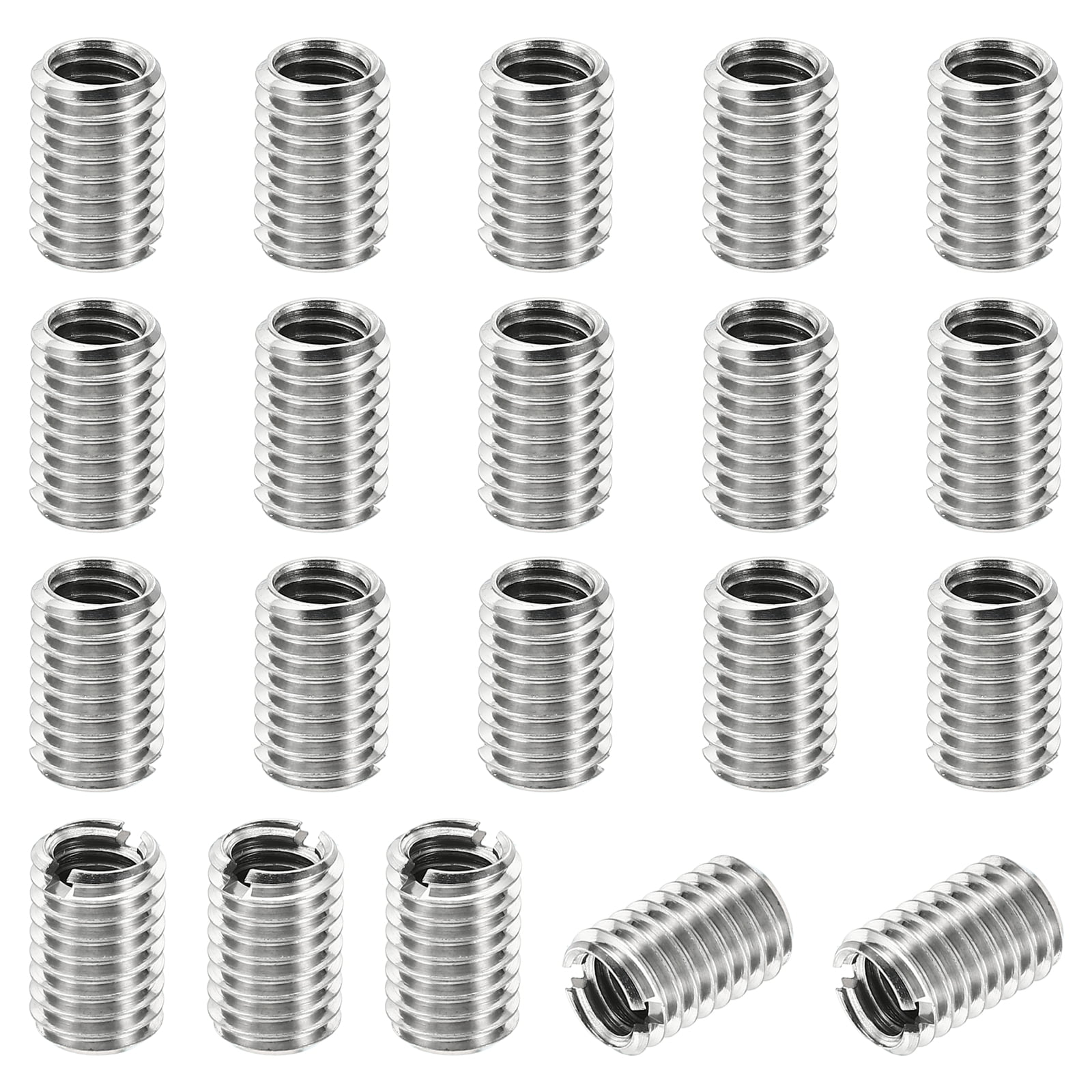 Uxcell Thread Adapters Sleeve Reducing Nut 20pcs M8x1.25 Male to M6x1 ...
