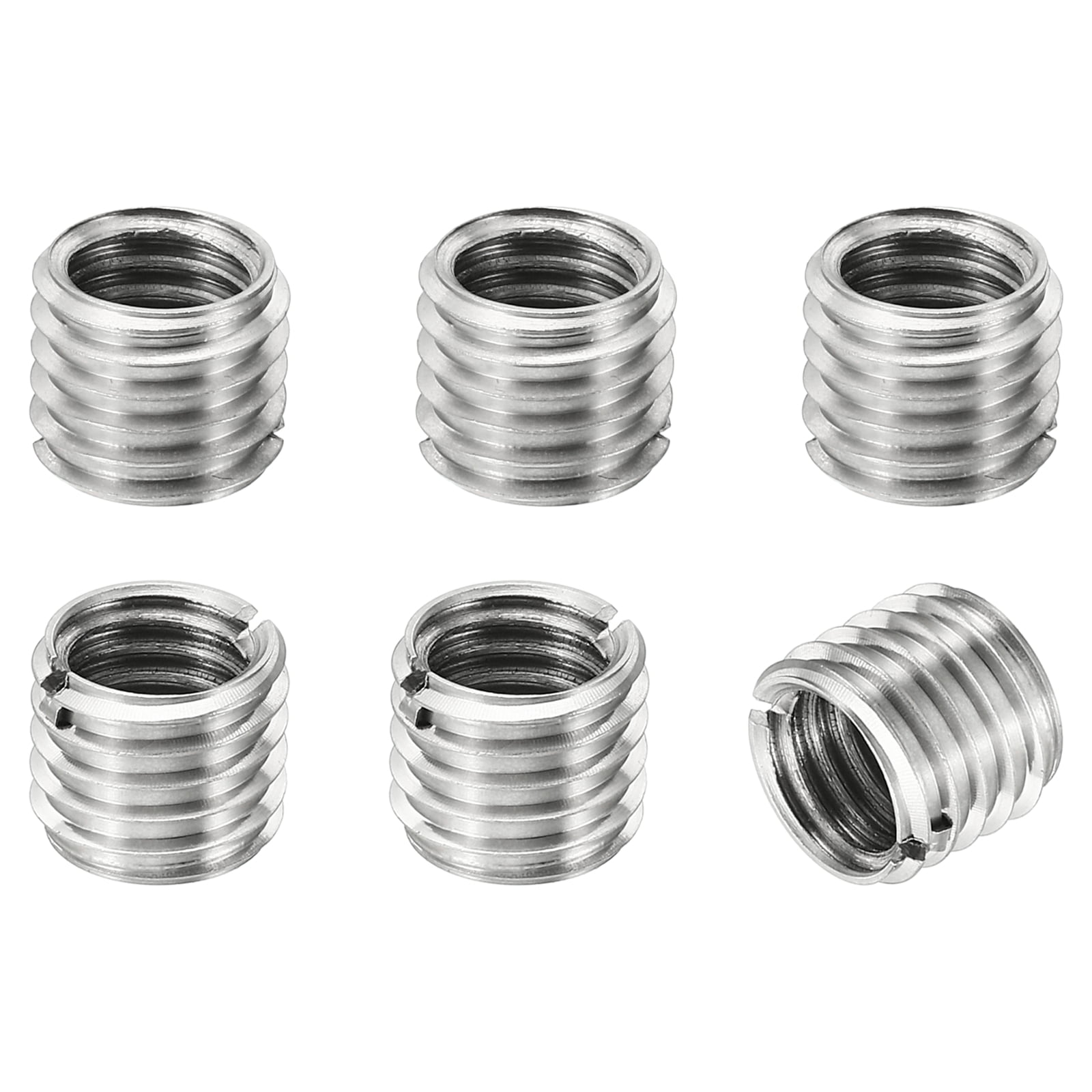 Uxcell Thread Adapters Sleeve Reducing Nut 6pcs M12x1.75 Male to M10x1 ...