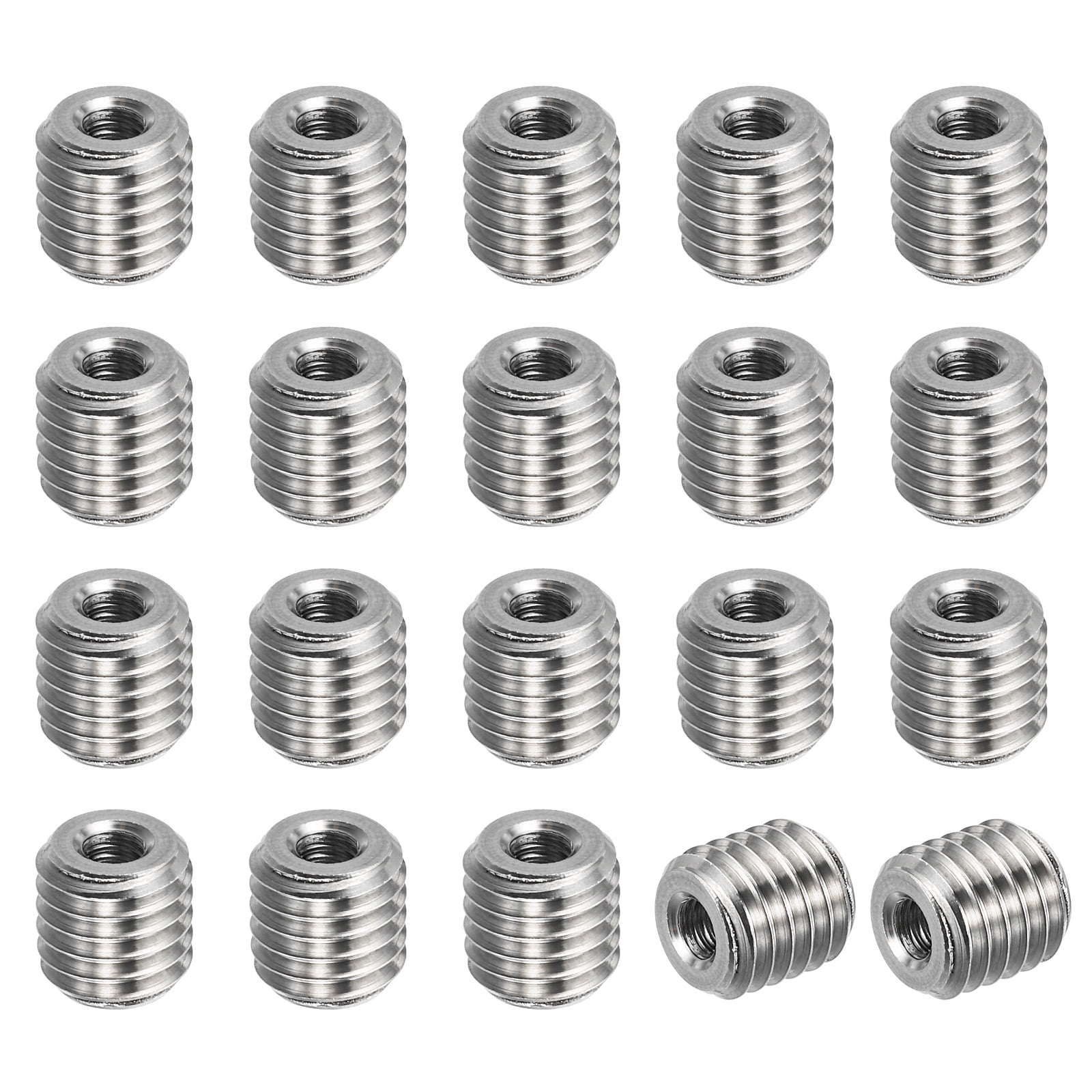 Uxcell Thread Adapters Sleeve Reducing Nut M10x1.5 Male to M4x0.7 ...