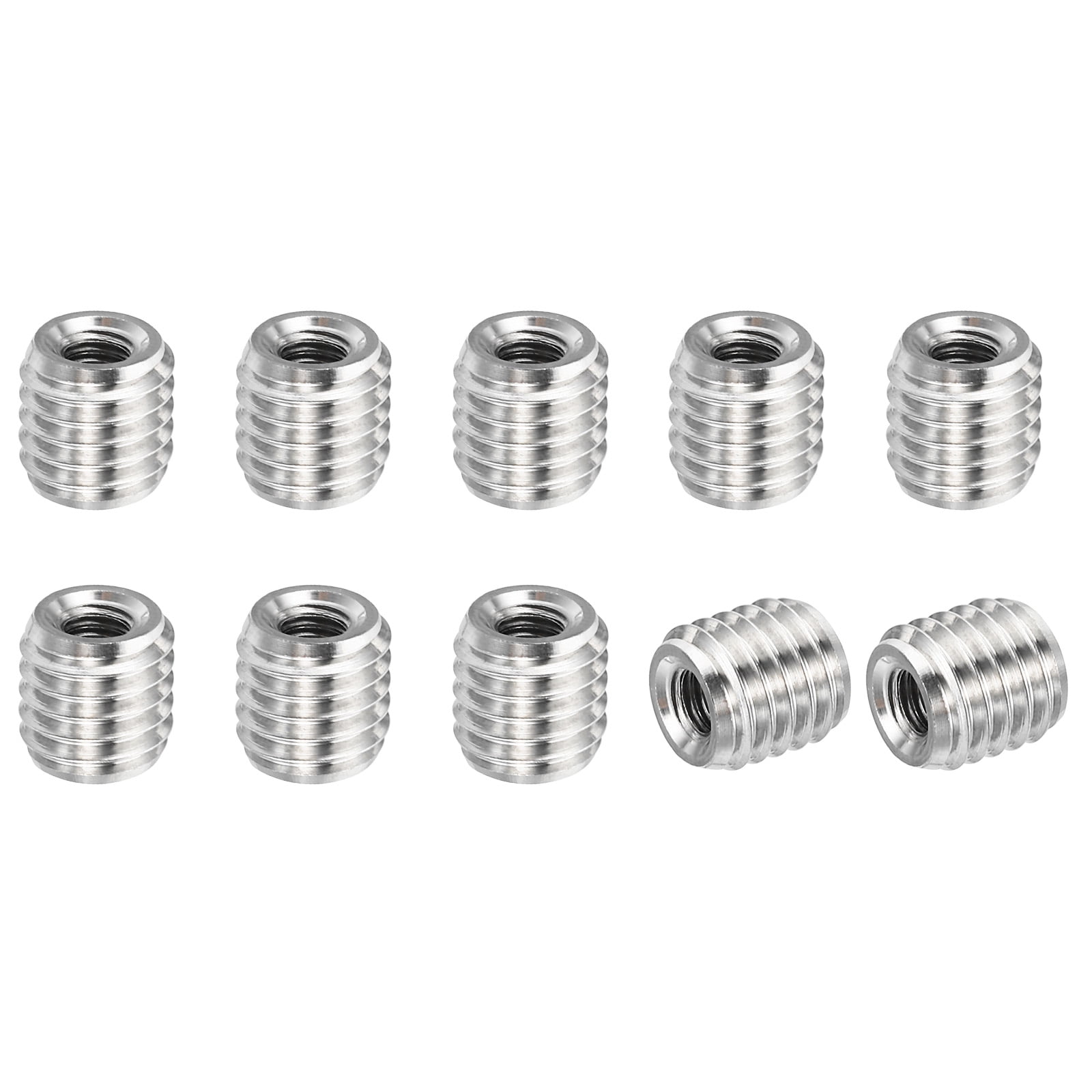 Uxcell Thread Adapters Sleeve Reducing Nut M10x1.5 Male to M5x0.8 ...