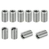 Uxcell Thread Adapters Sleeve Reducing Nut M6*1 Male to M4*0.7 Female ...