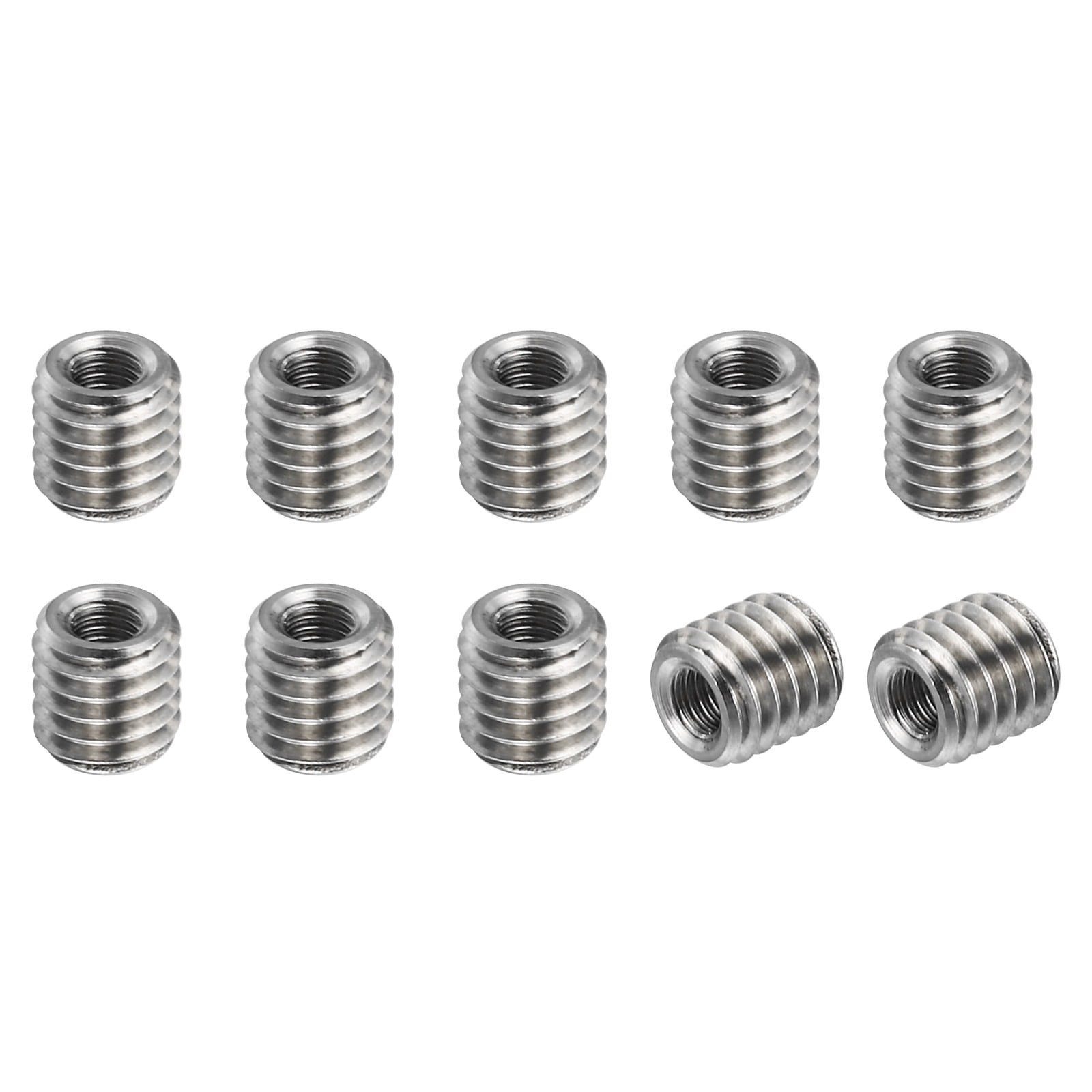 Uxcell Thread Adapters Sleeve Reducing Nut M6x1.0 Male to M3x0.5 FeMale ...