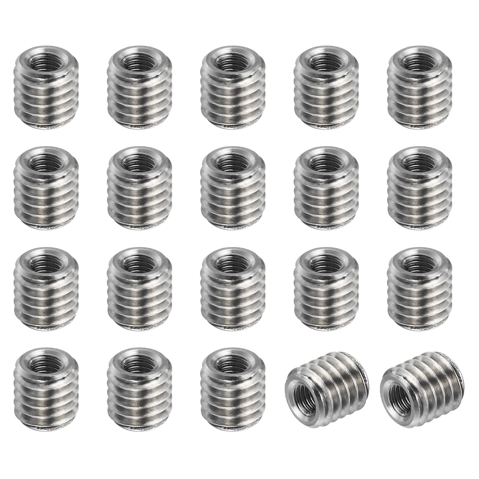 Uxcell Thread Adapters Sleeve Reducing Nut M6x1.0 Male to M3x0.5 FeMale ...