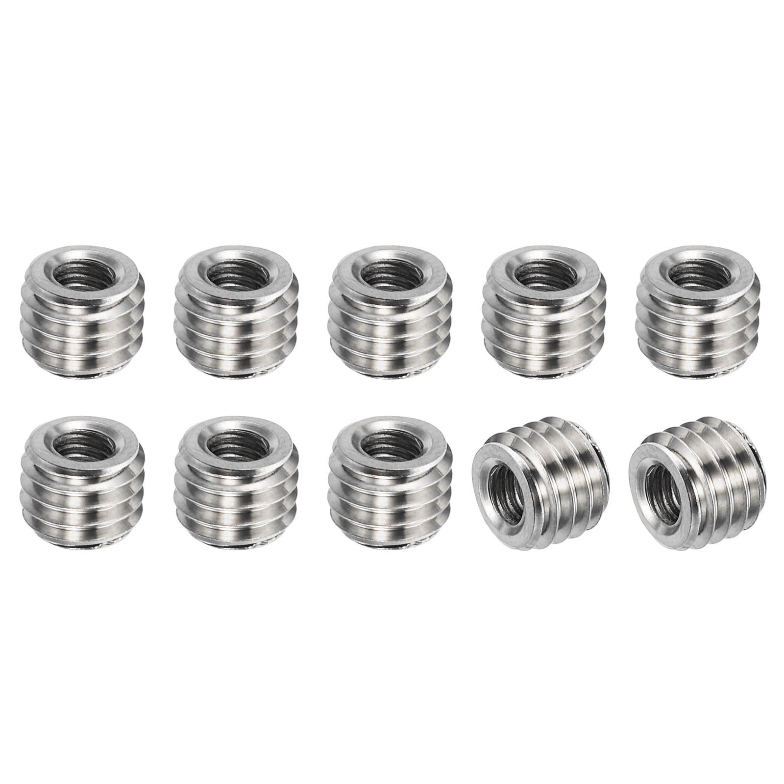Uxcell Thread Adapters Sleeve Reducing Nut M8x1.25 Male to M4x0.7 ...