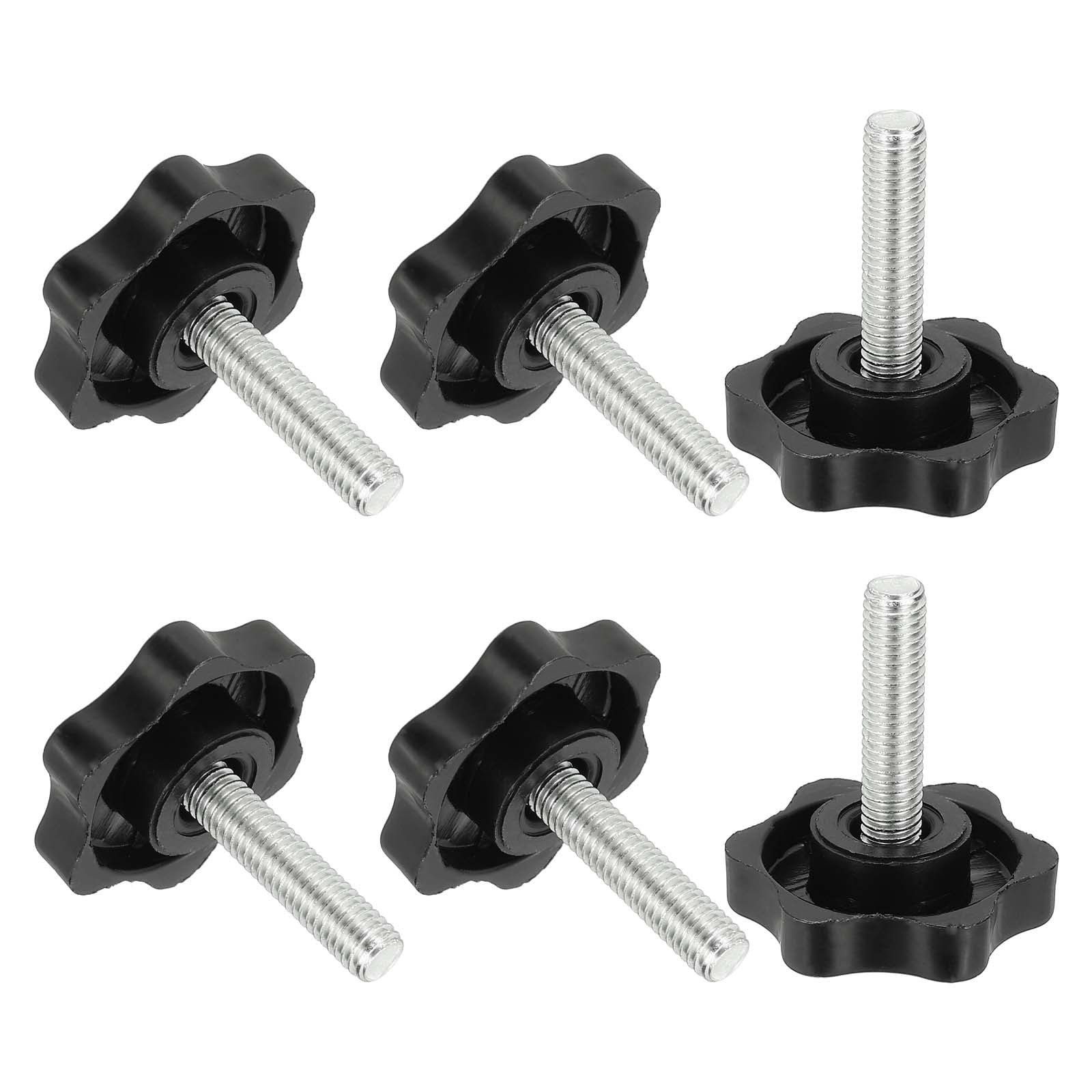 Uxcell Thread Star Knobs Plastic Star Hand Tightening Screw Clamping ...