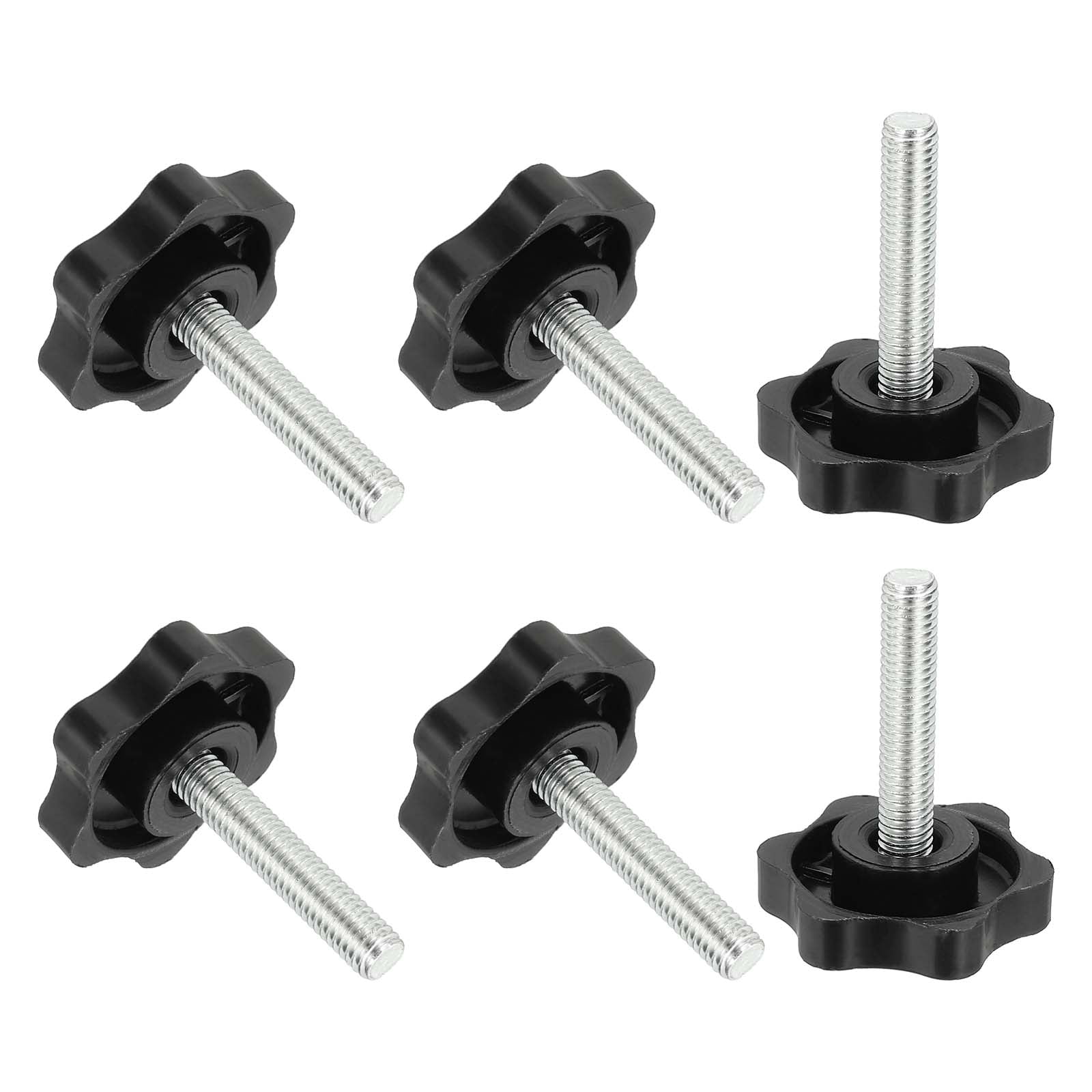 Uxcell Thread Star Knobs Plastic Star Hand Tightening Screw Clamping ...