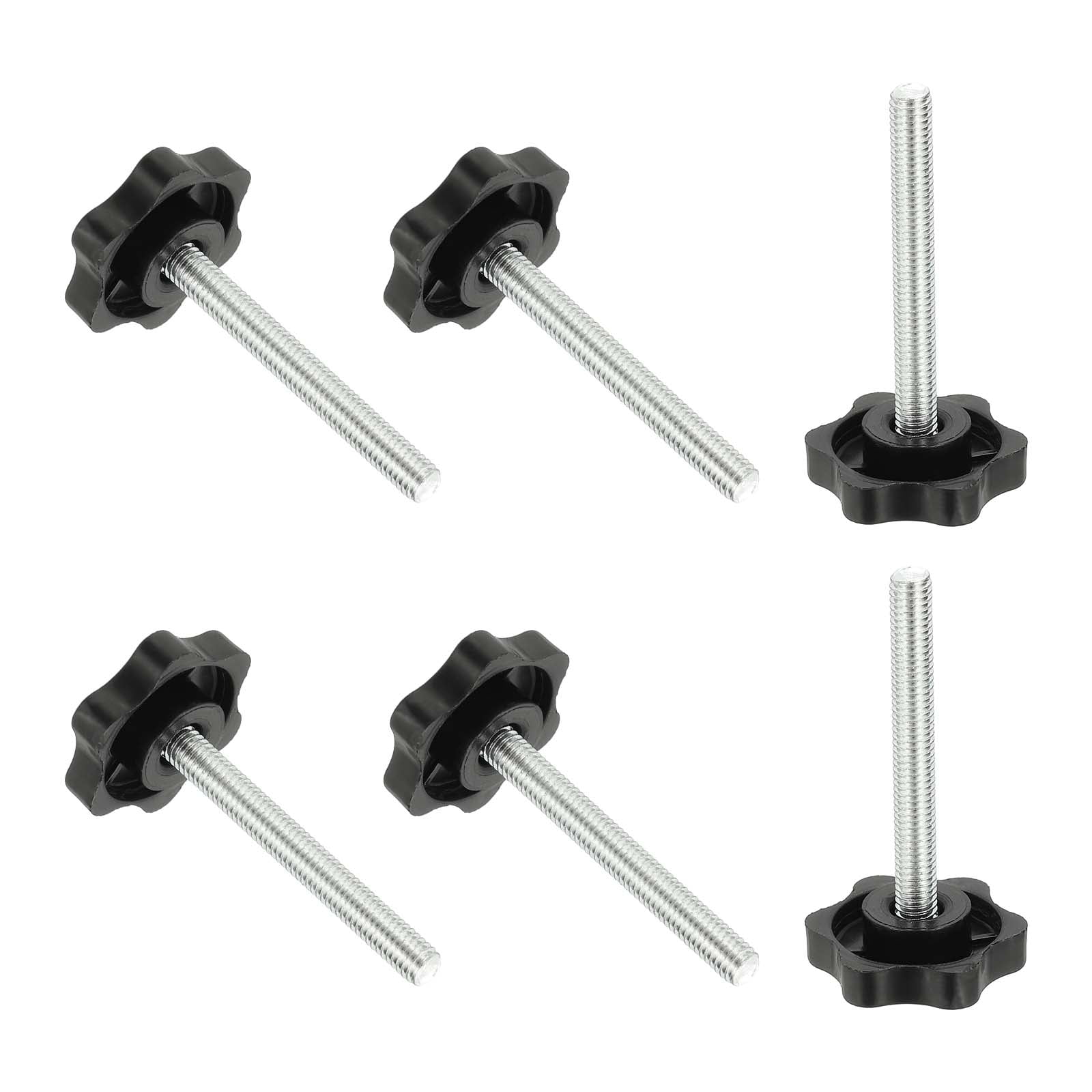 Uxcell Thread Star Knobs Plastic Star Hand Tightening Screw Clamping ...
