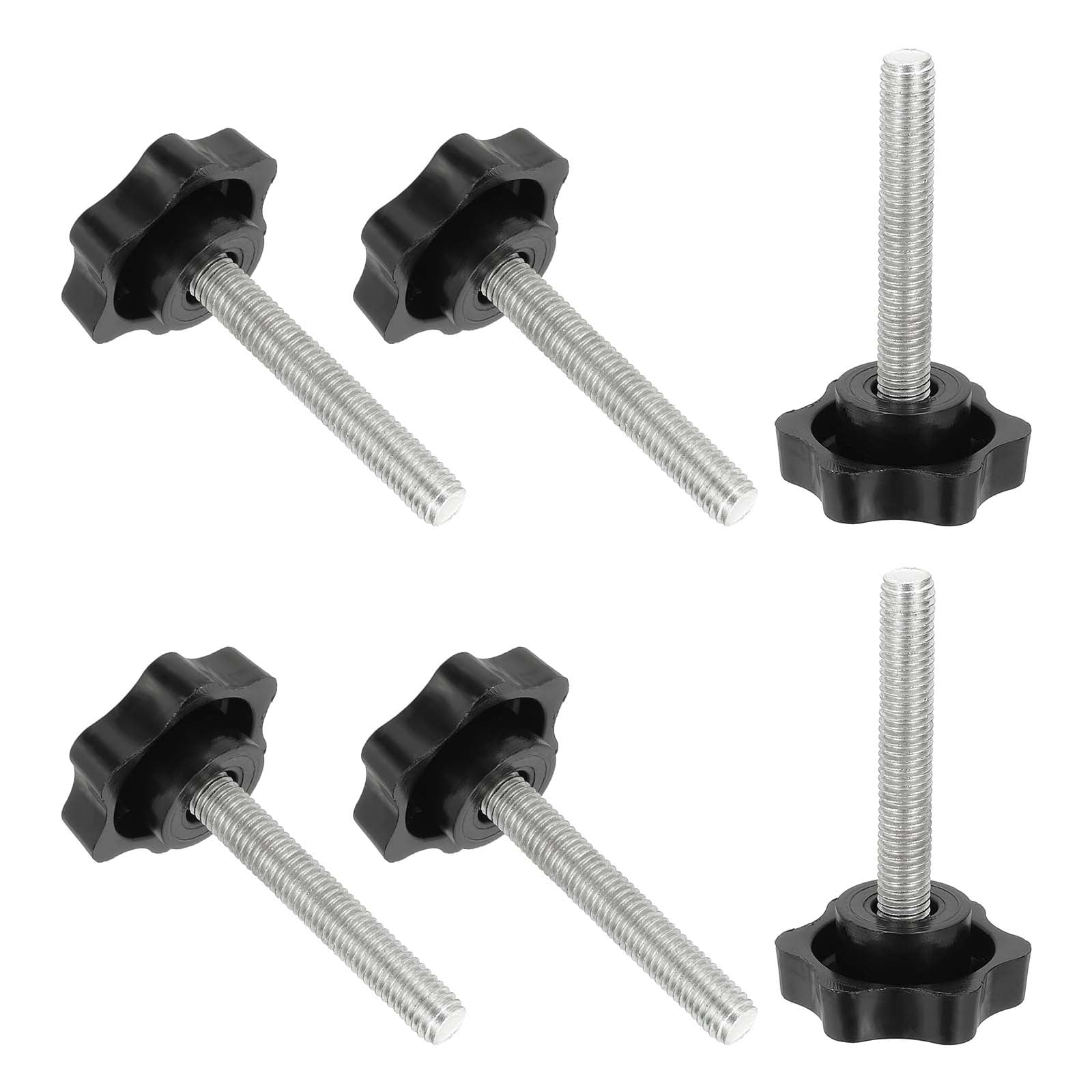 Uxcell Thread Star Knobs Plastic Star Hand Tightening Screw Clamping ...