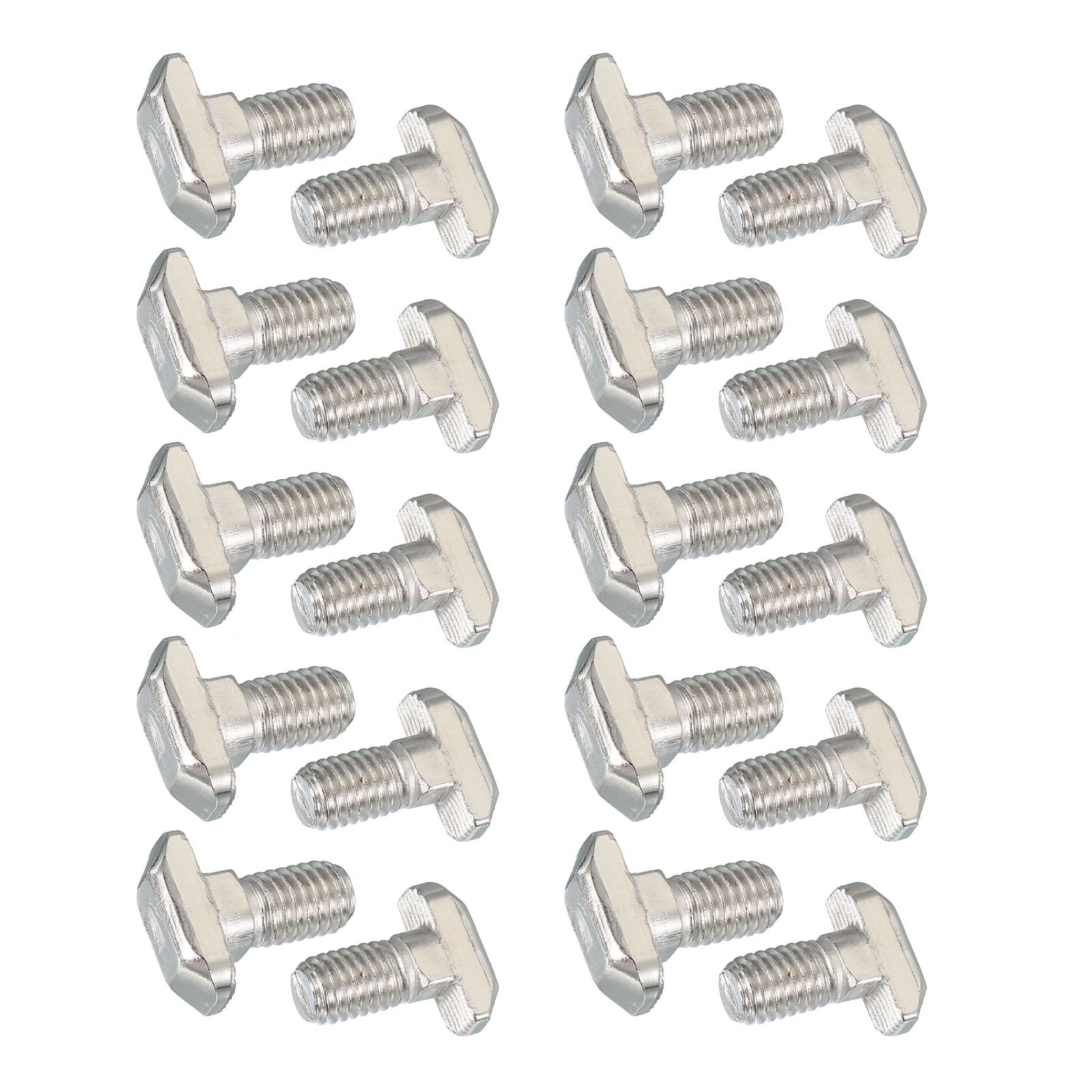 Uxcell Thread T-Slot Bolts, Drop-in Bolt Hammer Head T-Bolt Standard 8 ...