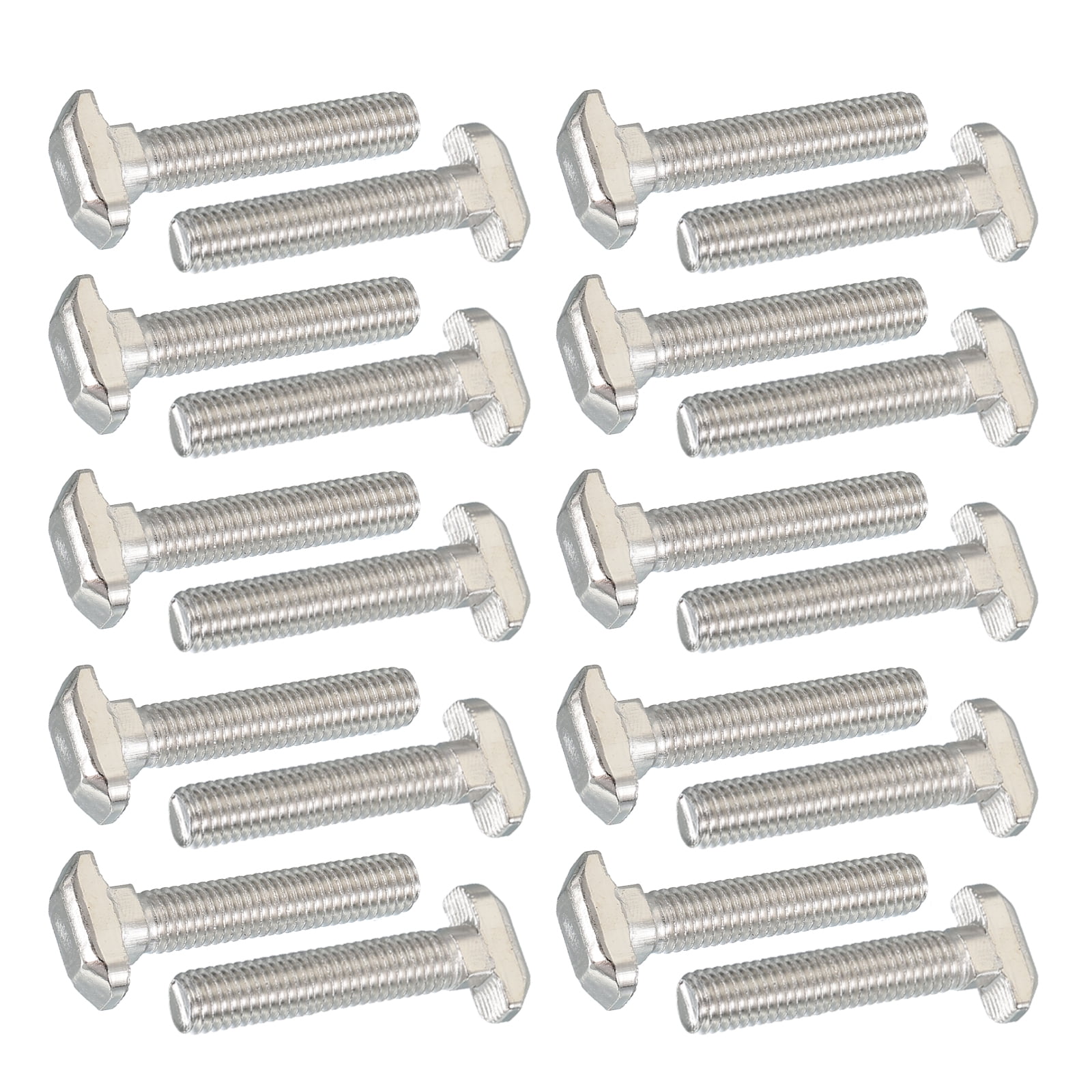 Uxcell Thread T-Slot Bolts, Drop-in Bolt Hammer Head T-Bolt Standard 8 ...