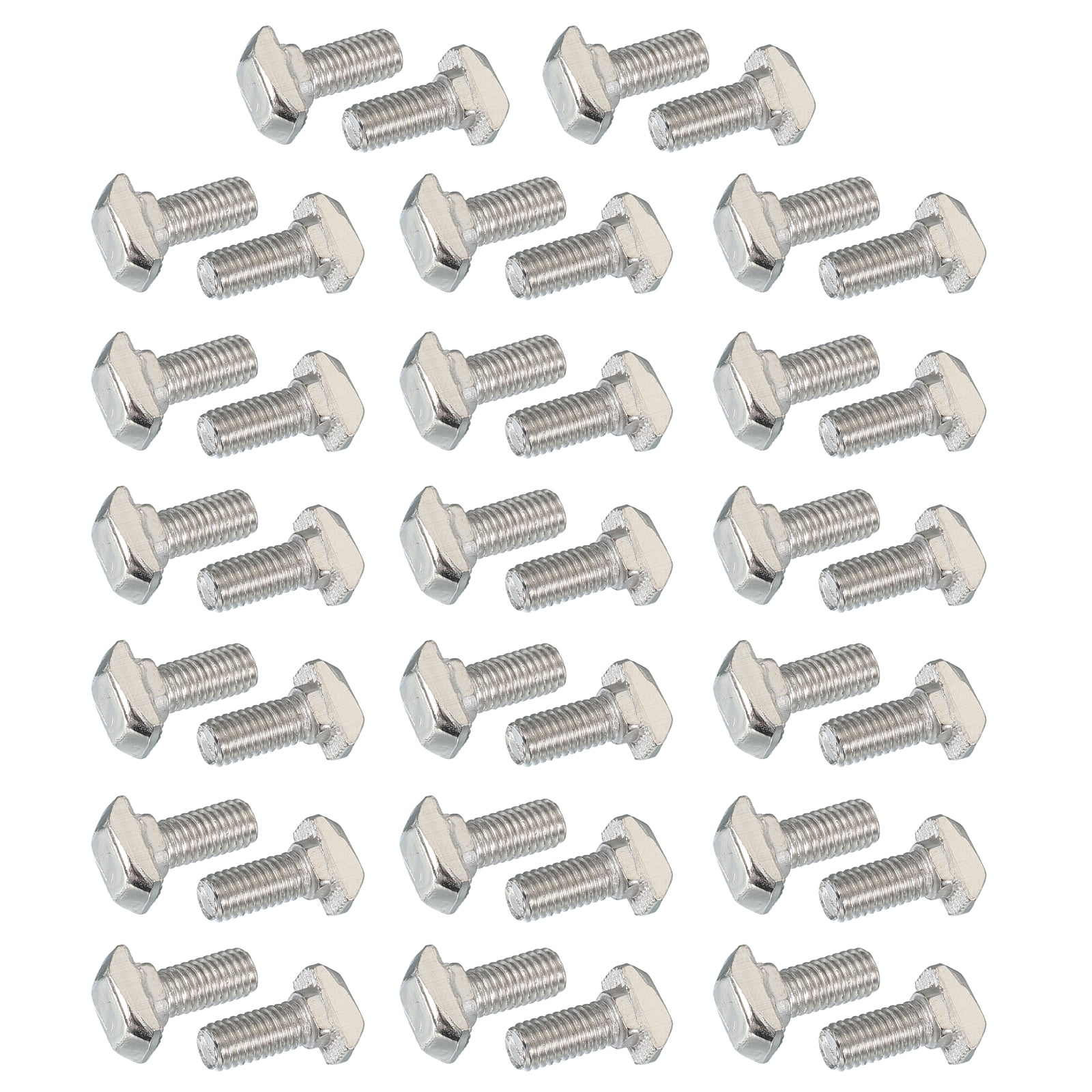 Uxcell Thread T-Slot Bolts Drop-in Bolt Hammer Head T-Bolt Standard ...