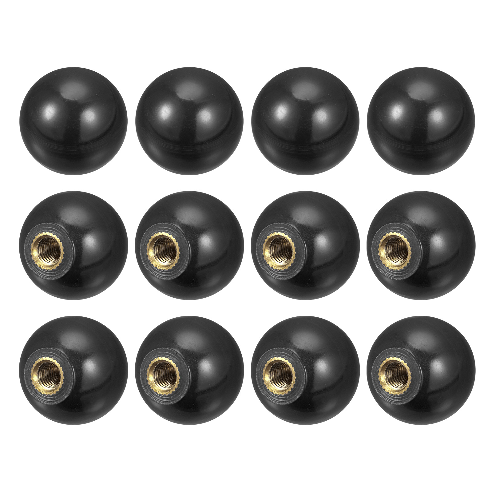 Uxcell Threaded Ball Knobs, 0.78Inch Dia M5 Female Thread Thermoset ...