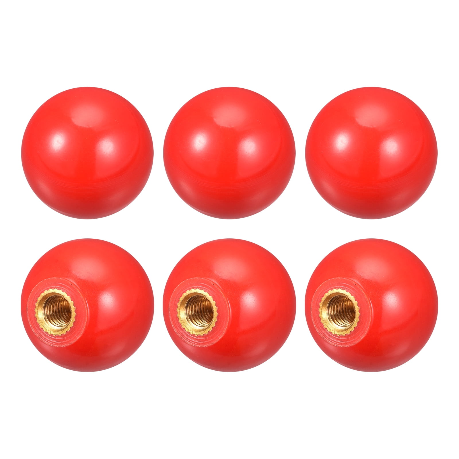 Uxcell Threaded Ball Knobs, 0.78Inch Dia M5 Female Thread Thermoset ...