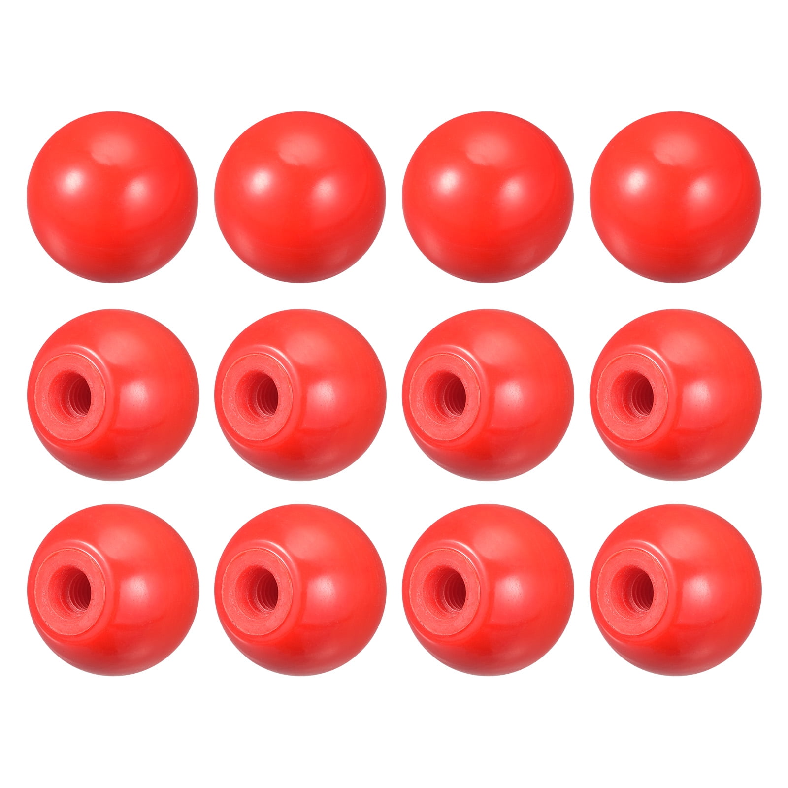 Uxcell Threaded Ball Knobs, 0.98Inch Dia M6 Female Thread Thermoset ...