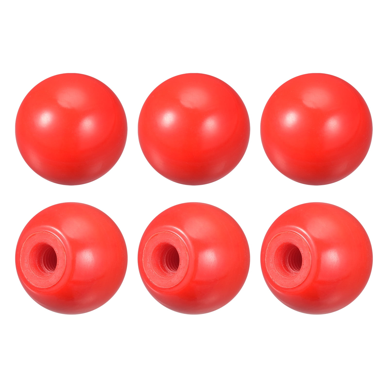 Uxcell Threaded Ball Knobs, 0.98Inch Dia M6 Female Thread Thermoset ...