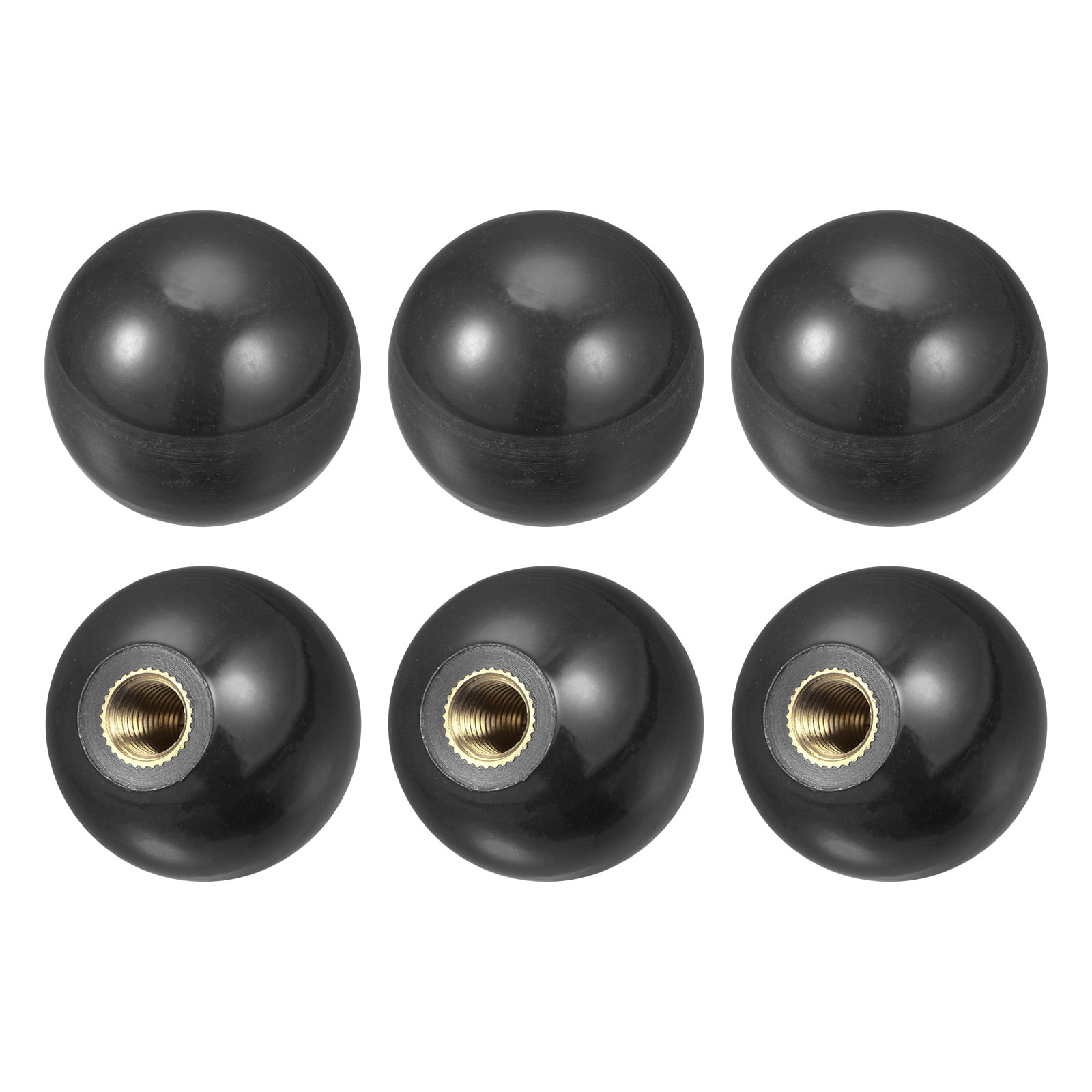 Uxcell Threaded Ball Knobs, 1.18Inch Dia M8 Female Thread Thermoset ...
