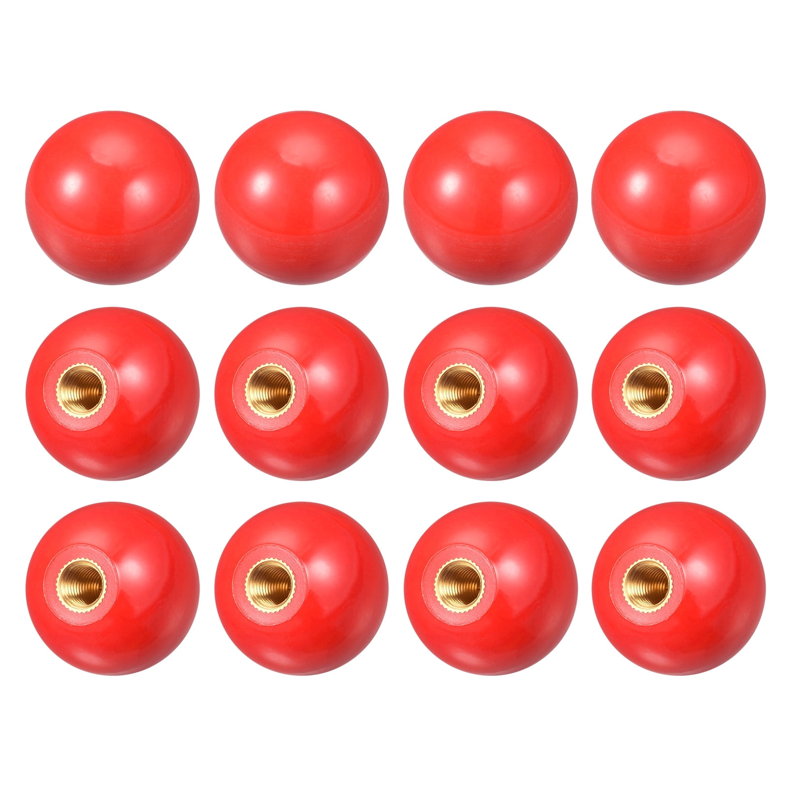 Uxcell Threaded Ball Knobs, 1.18Inch Dia M8 Female Thread Thermoset ...