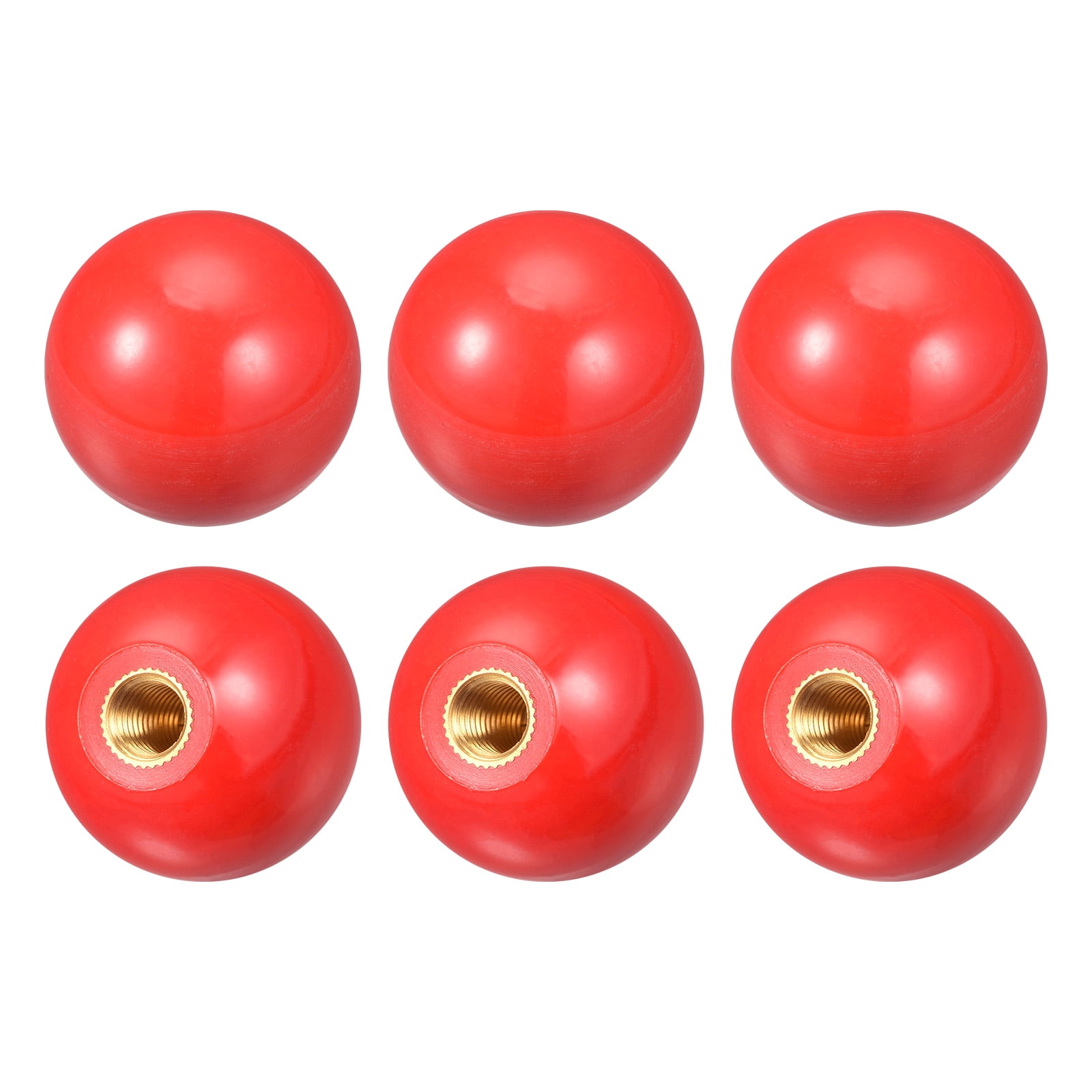 Uxcell Threaded Ball Knobs, 1.18Inch Dia M8 Female Thread Thermoset ...