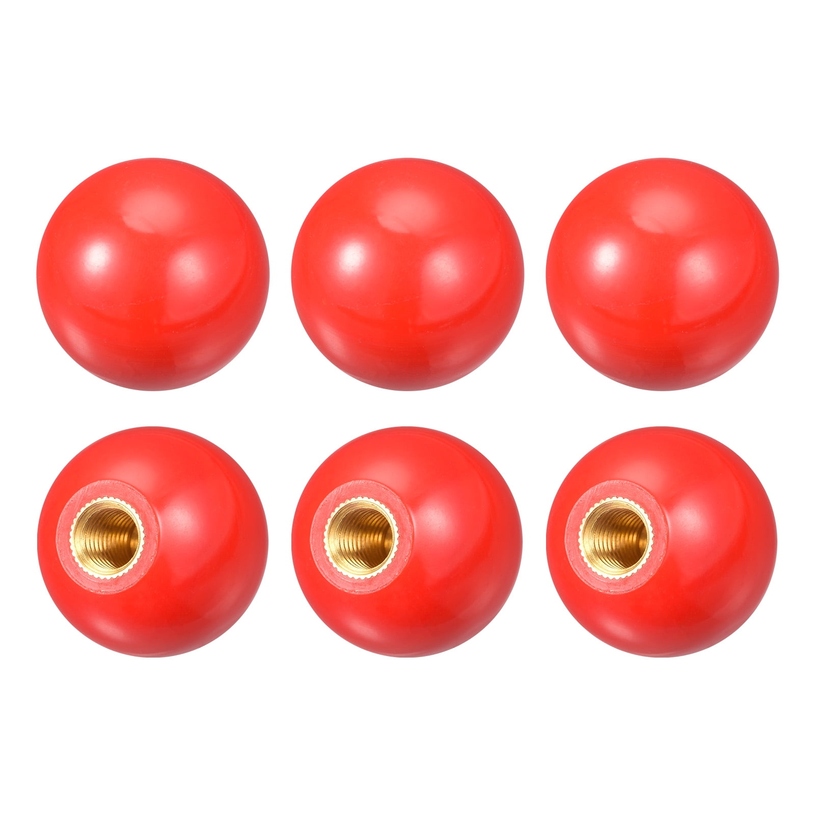 Uxcell Threaded Ball Knobs, 1.37Inch Dia M10 Female Thread Thermoset ...