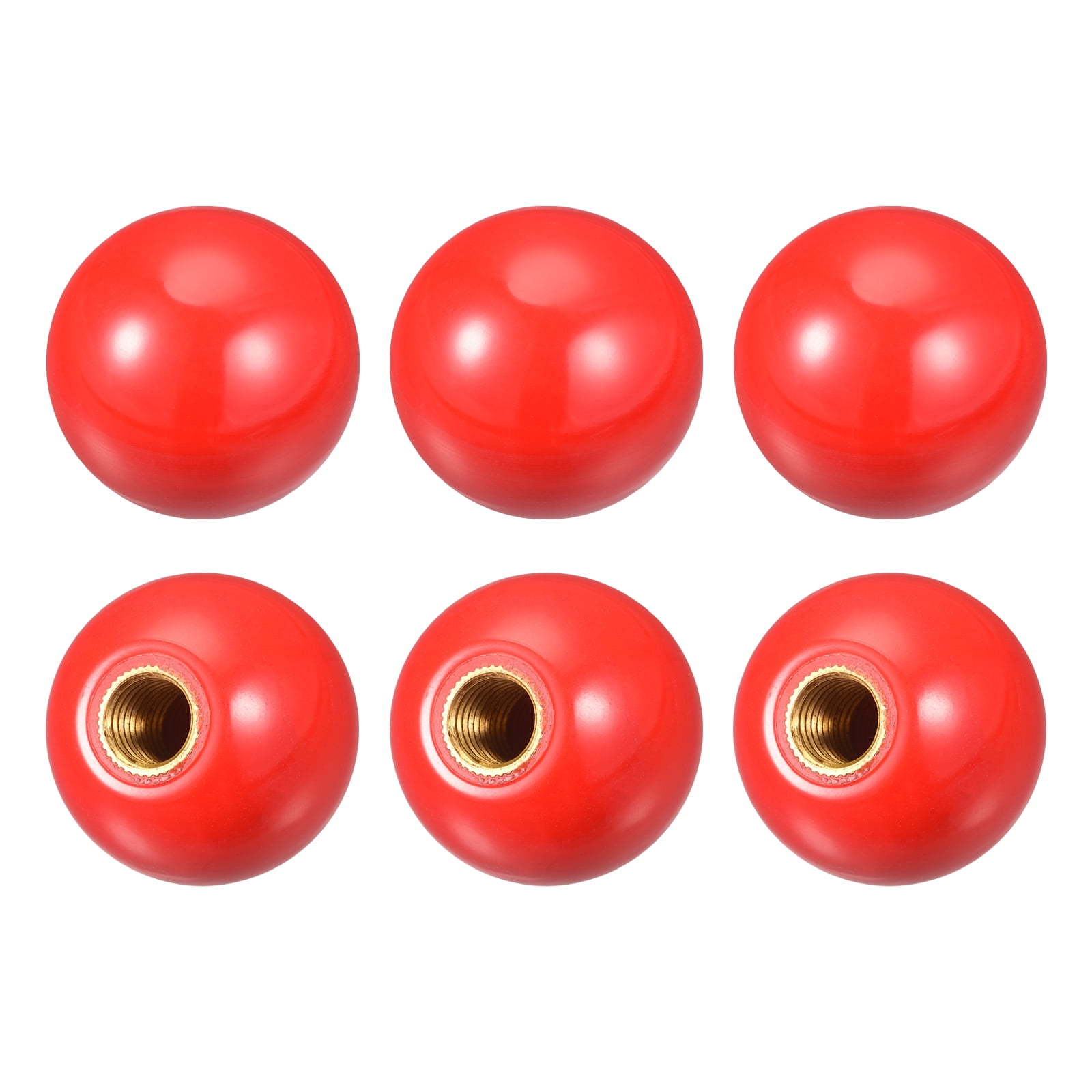 Uxcell Threaded Ball Knobs, 1.57Inch Dia M12 Female Thread Thermoset ...