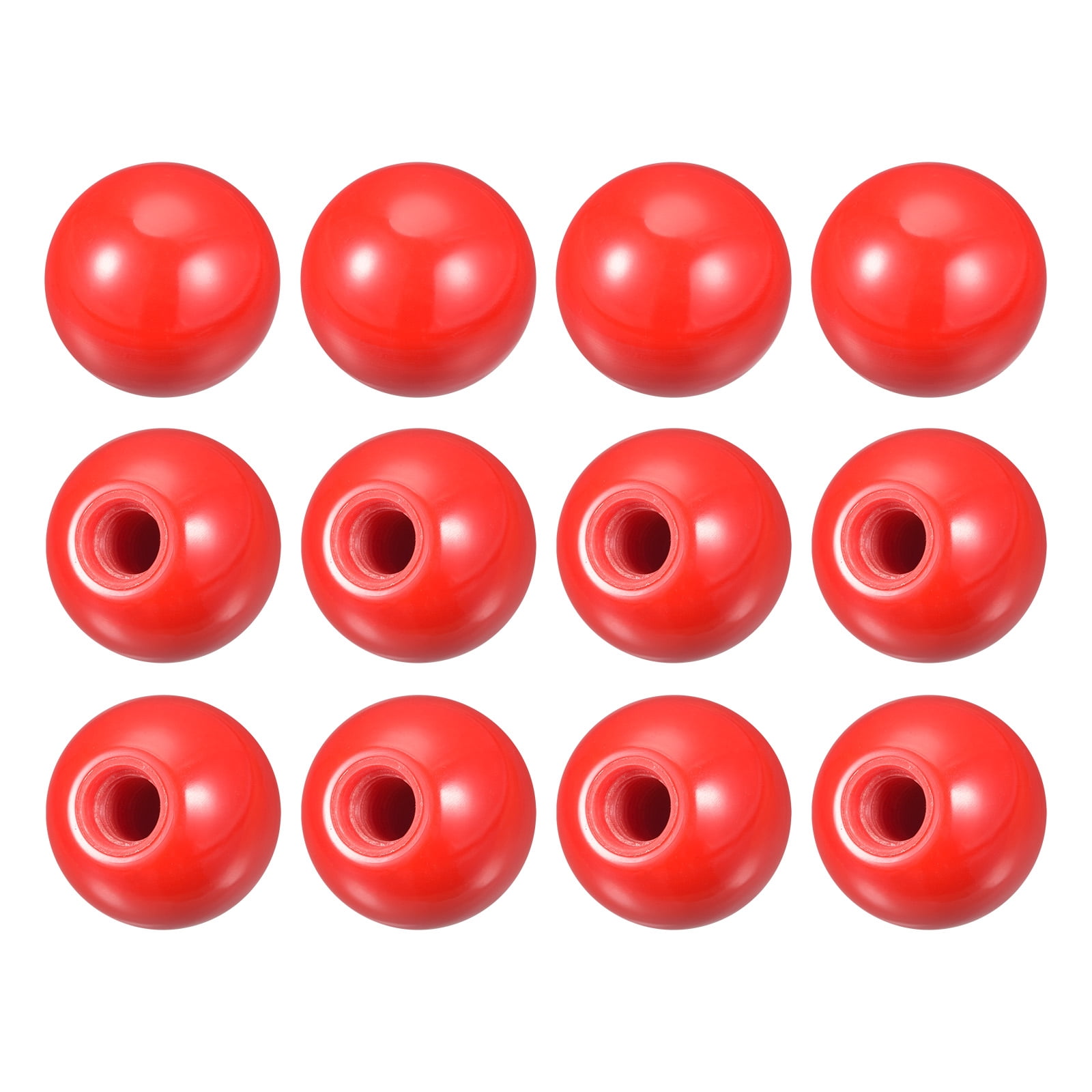 Uxcell Threaded Ball Knobs, 1.57Inch Dia M12 Female Thread Thermoset ...