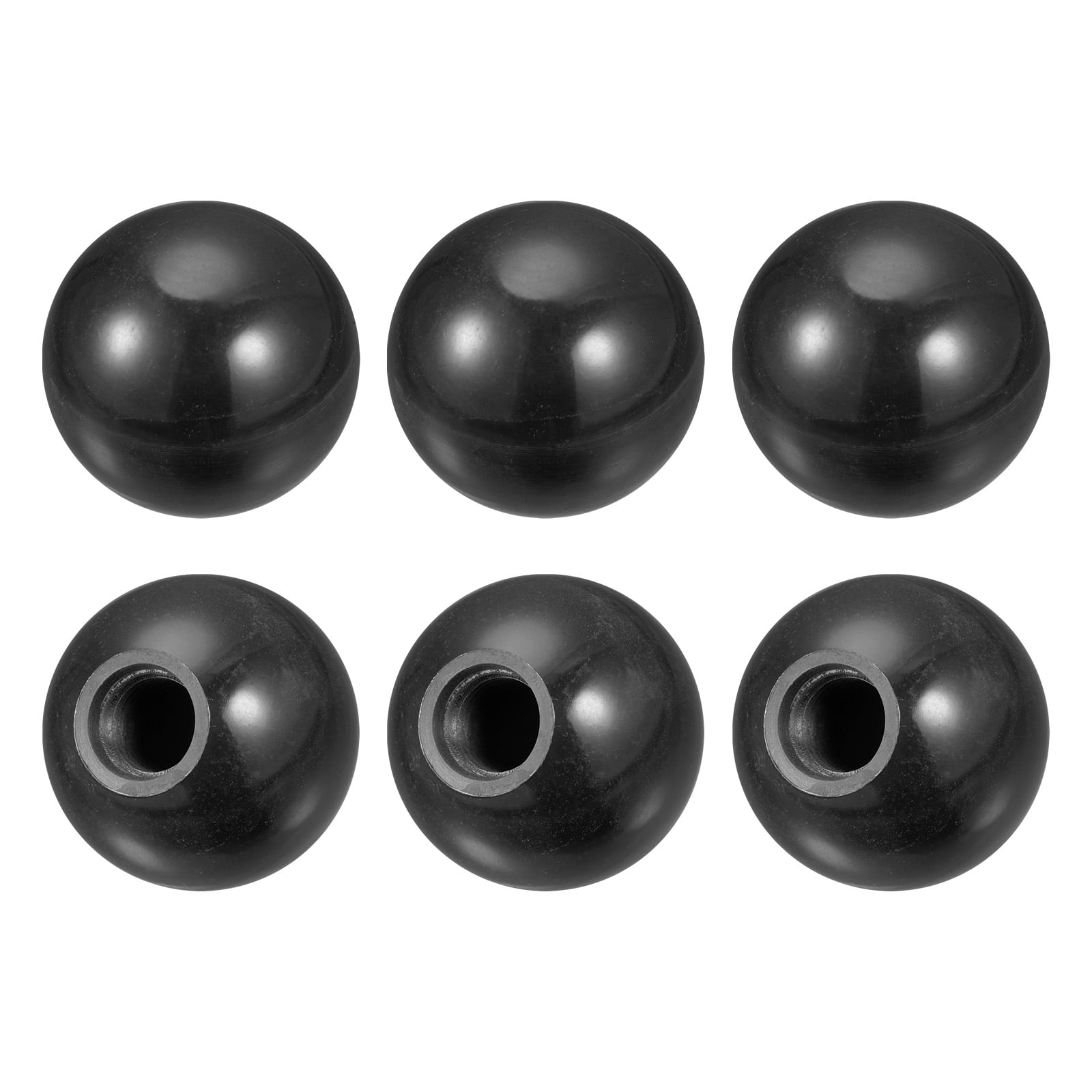 Uxcell Threaded Ball Knobs, 1.97Inch Dia M16 Female Thread Thermoset ...