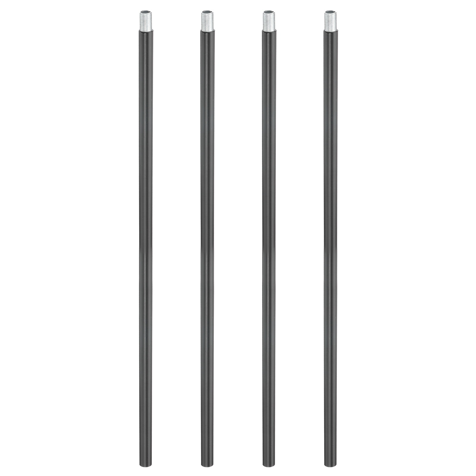 Uxcell Threaded Extension Rod, 4 Sets 12" M10 x 1mm Fine Thread Lamp ...