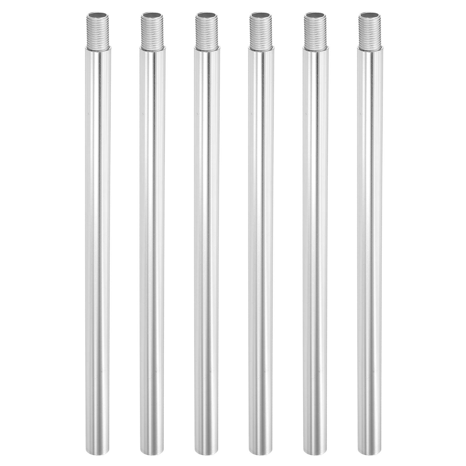 Uxcell Threaded Extension Rod, 6 Sets 8" M10 x 1mm Fine Thread Lamp ...