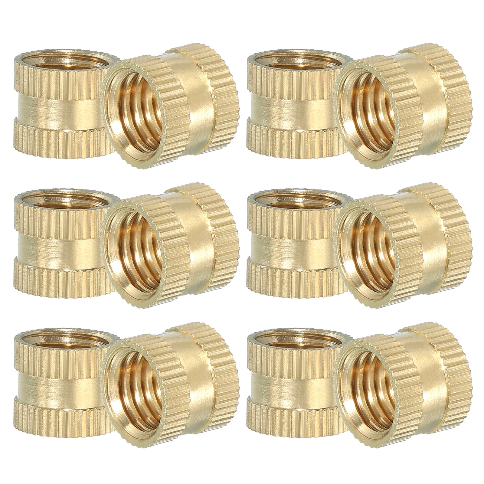 Uxcell Threaded Inserts Heat Set, Female Metric Knurled Insert Set ...