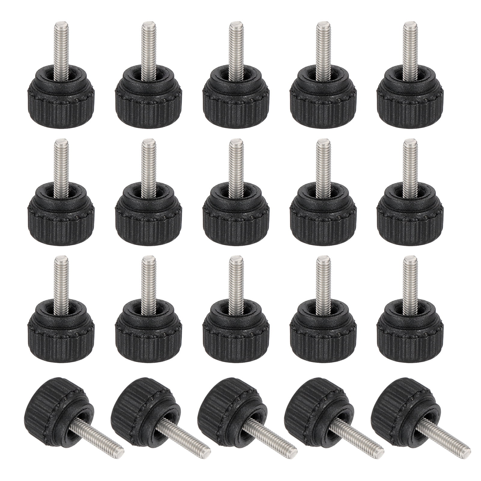 Uxcell Threaded Knurled Thumbscrew Monitor Mount Arm Screws Stainless ...