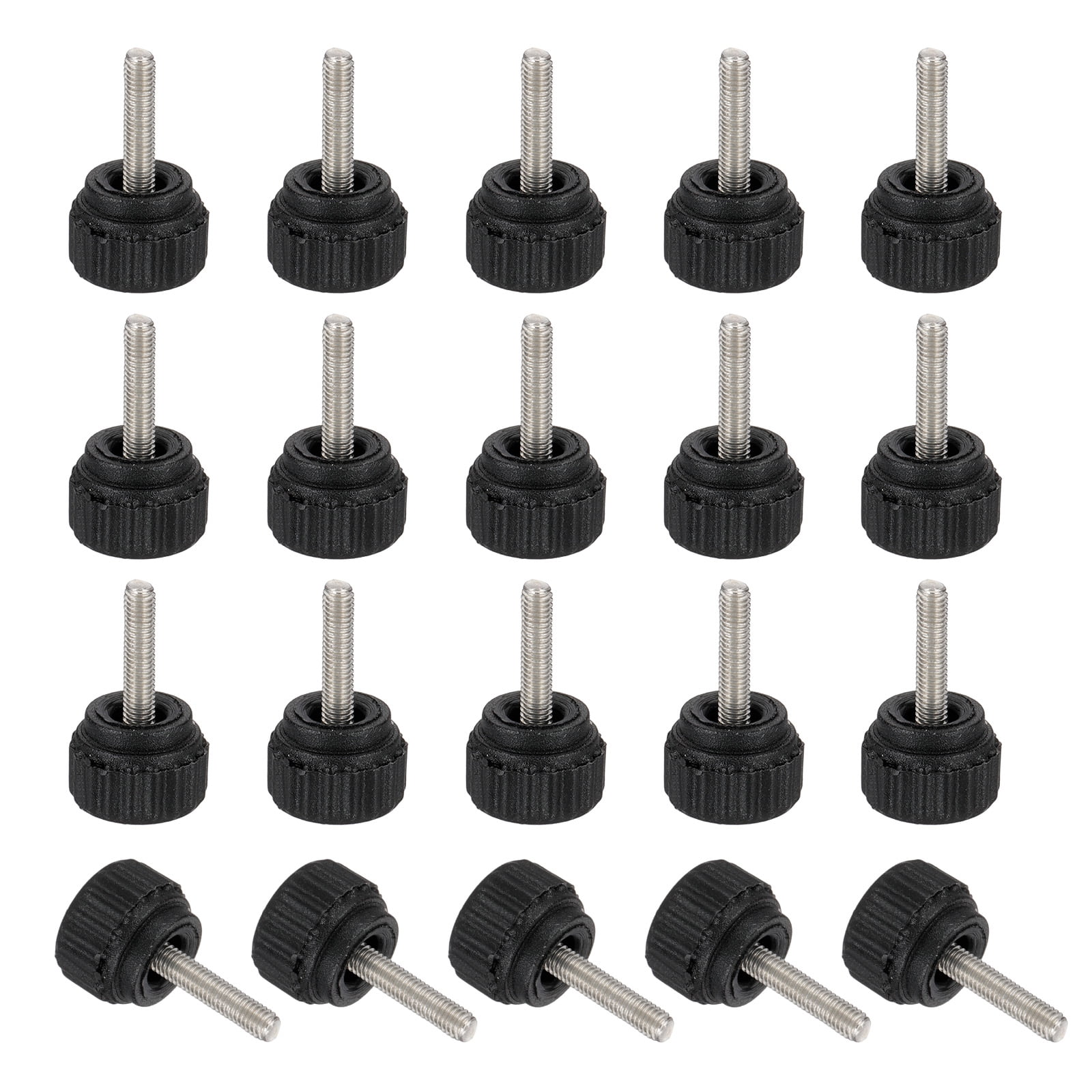 Uxcell Threaded Knurled Thumbscrew Monitor Mount Arm Screws Stainless ...