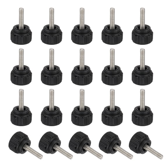 Uxcell Threaded Knurled Thumbscrew Monitor Mount Arm Screws Stainless ...